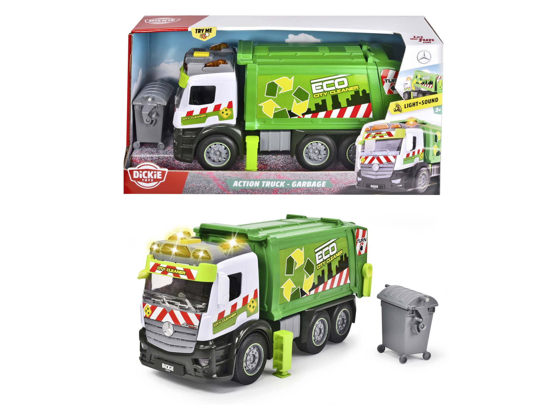 Dickie Toys LKW Modell Mercedes Benz Action Truck - Garbage ...
