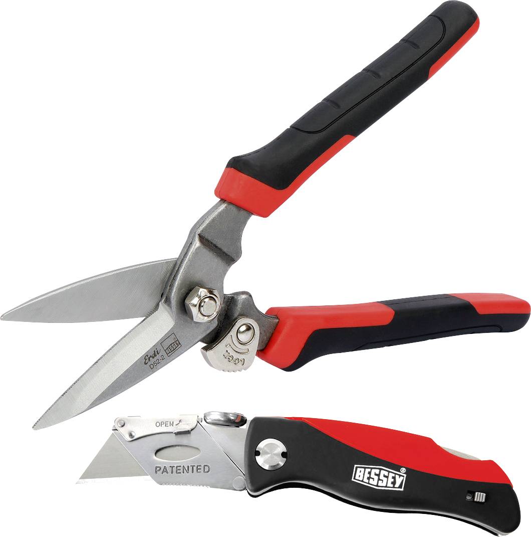 Bessey Combi-Schere D52-2 + Cuttermesser DBKPH-EU D52-2-SET | voelkner