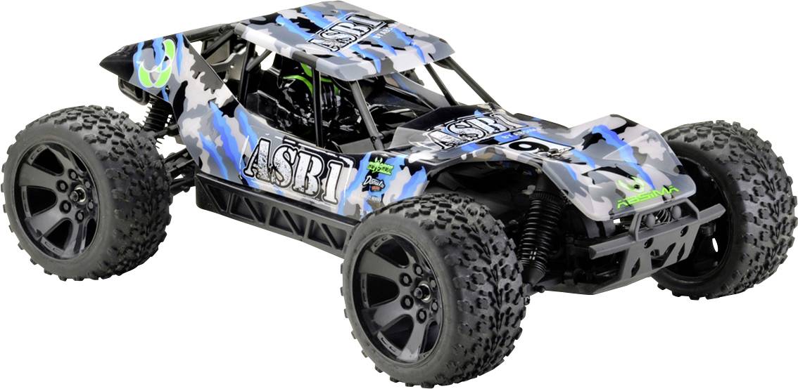 Absima ASB1 Chassis Camouflage Blau Brushed 1:10 RC Einsteiger ...