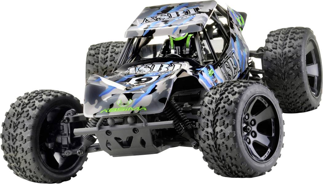 Absima ASB1 Chassis Camouflage Blau Brushed 1:10 RC Einsteiger ...