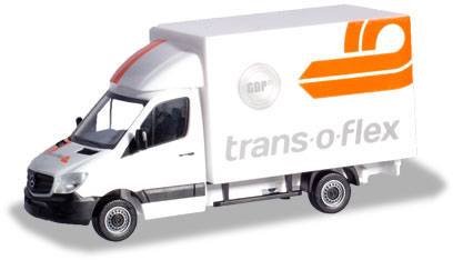 Herpa 094542 H0 Mercedes Benz Sprinter mit Kofferaufbau "trans-o-flex ...