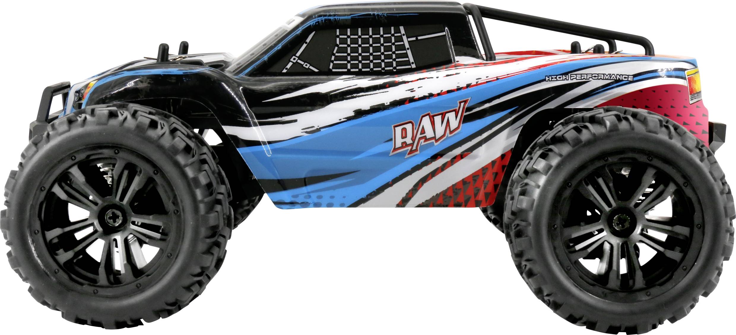Reely RAW Blau Brushed 1:14 RC Modellauto Elektro Monstertruck ...