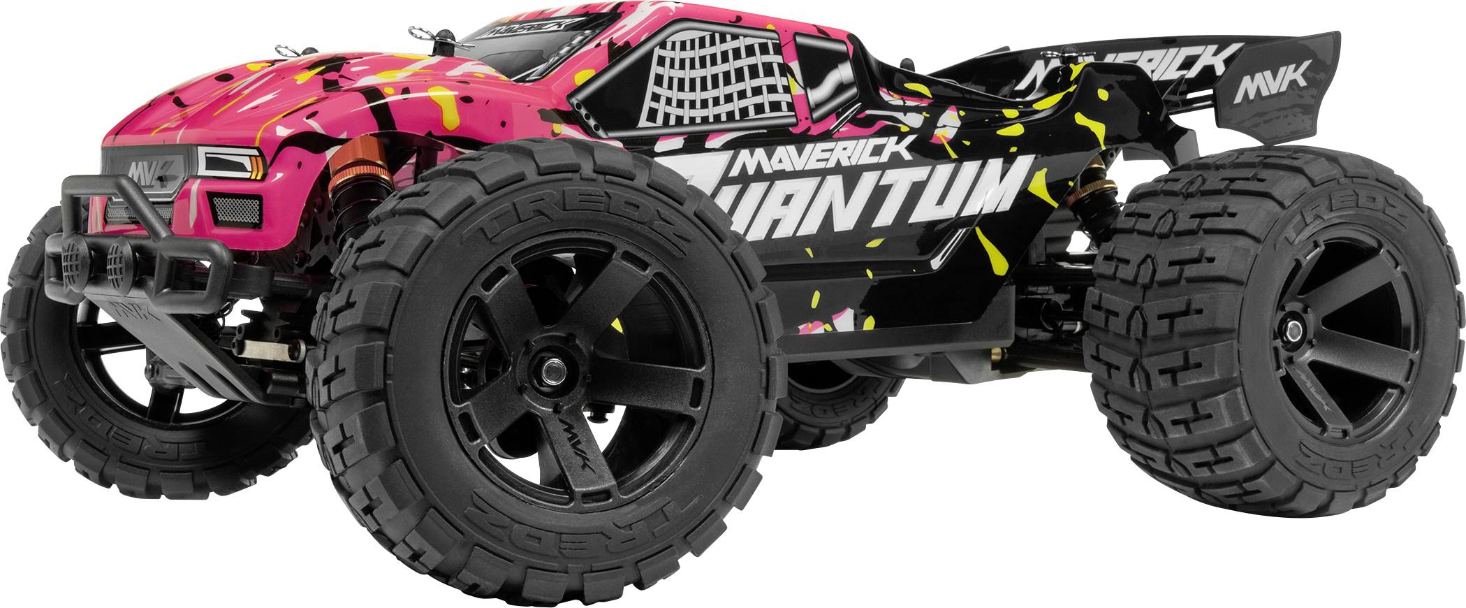 Maverick Quantum XT 1/10 4WD Stadium Truck - Pink Brushed 1:10 RC ...