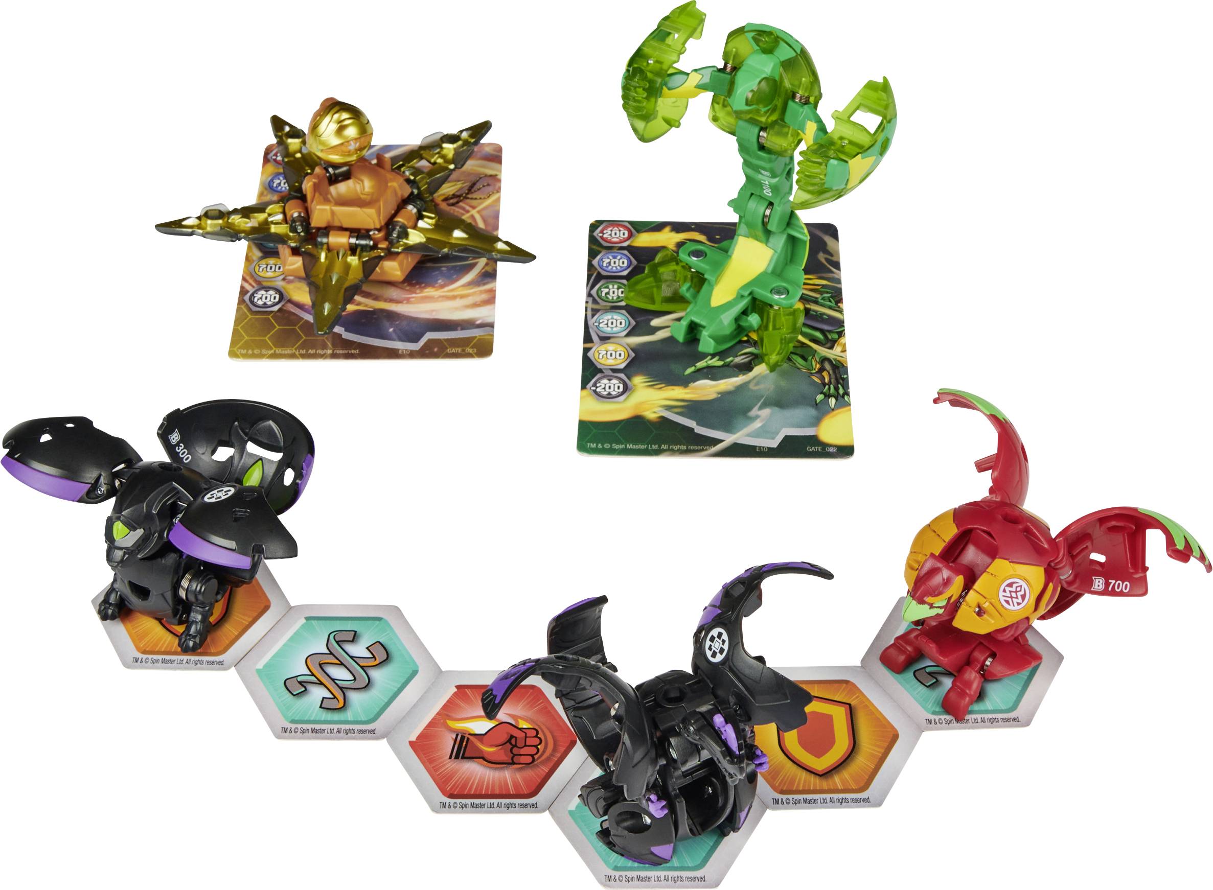 Bakugan 'Geogan Rising' Geogan Brawler 5er Pack (2 Geogan und 3 Bakugan ...