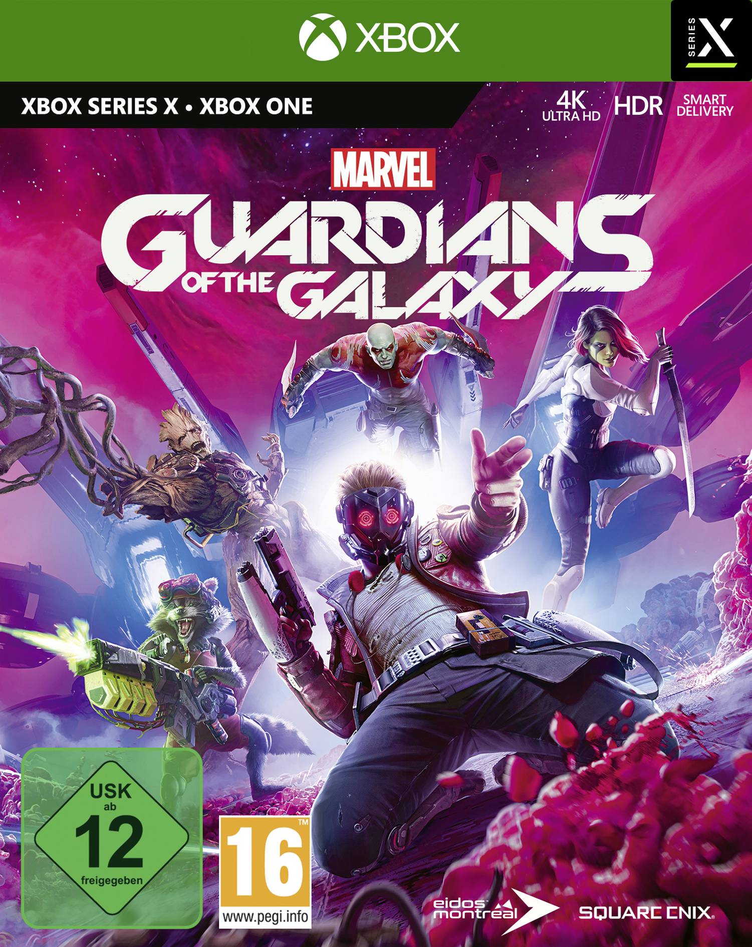Marvel's Guardians of the Galaxy Xbox Series USK: 12, SQUARE ENIX | SMDV