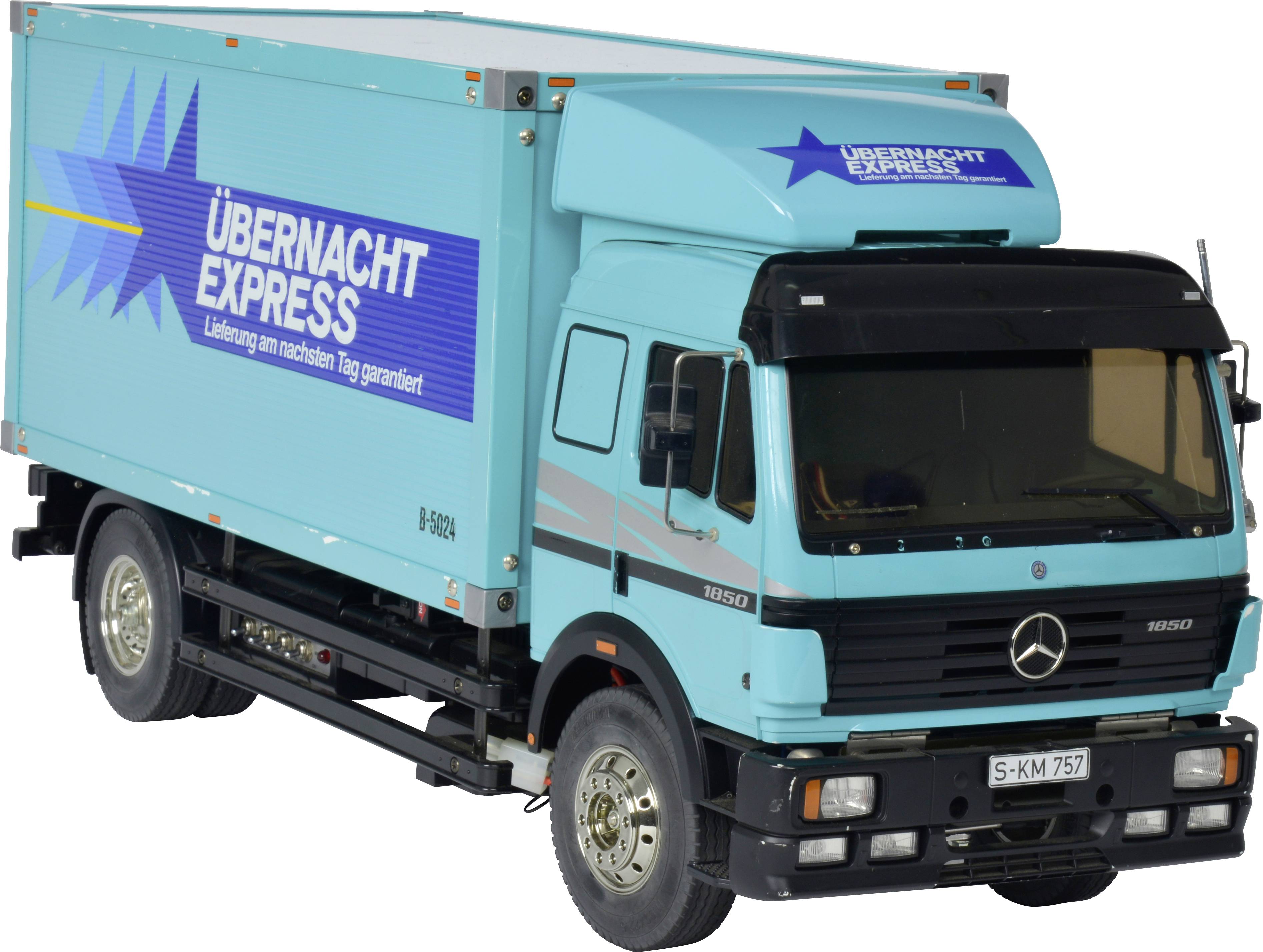 Tamiya 300156307 Mercedes-Benz 1850L Ü-E BS 1:14 Elektro RC Modell-LKW ...