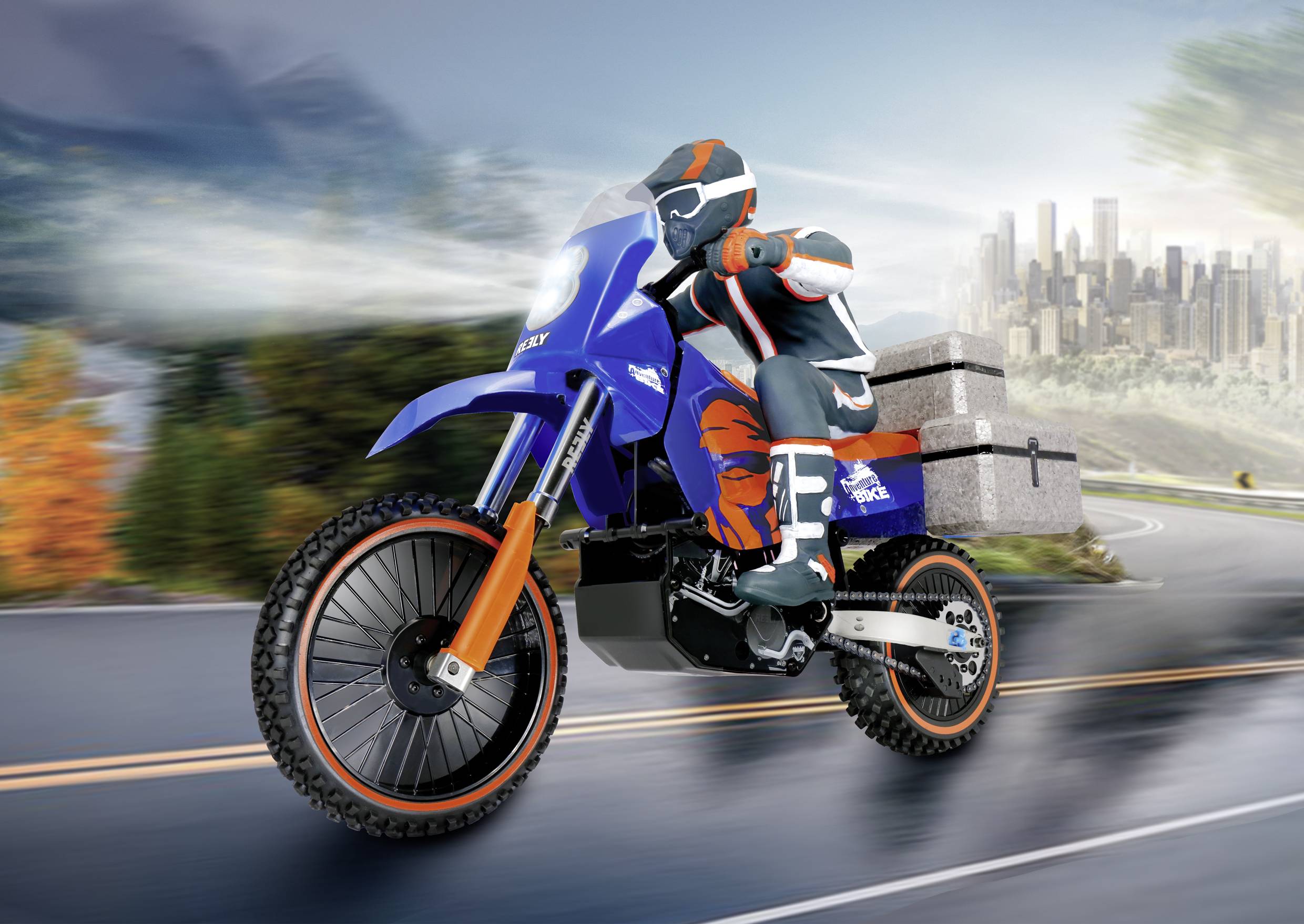 Reely Adventure Bike Brushless 1:4 RC Motorrad Elektro RtR 2,4GHz | SMDV