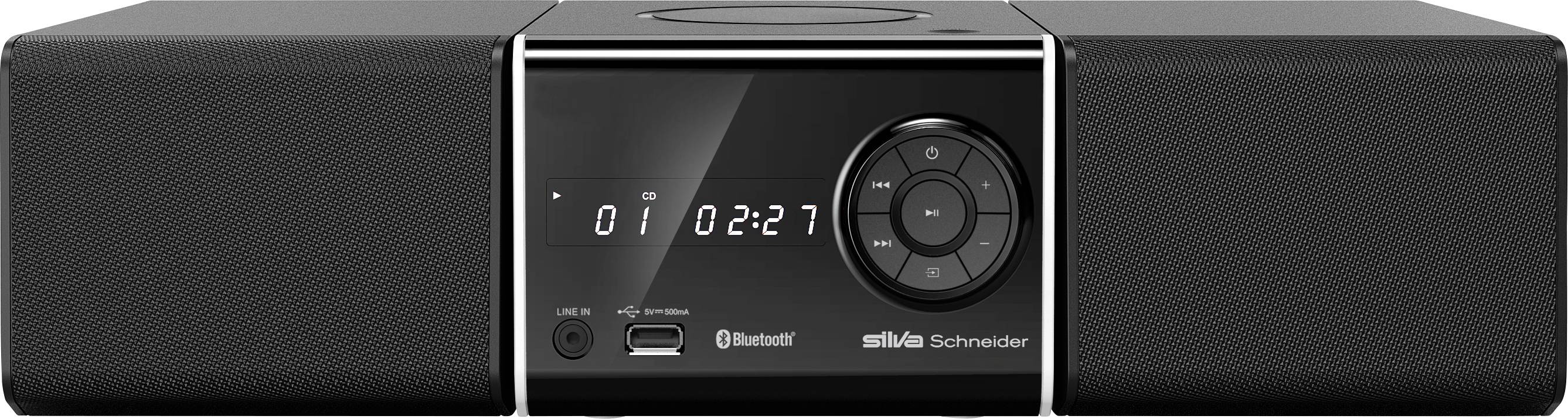 Silva Schneider SMP 360 BT Stereoanlage AUX, Bluetooth®, CD, UKW, USB ...