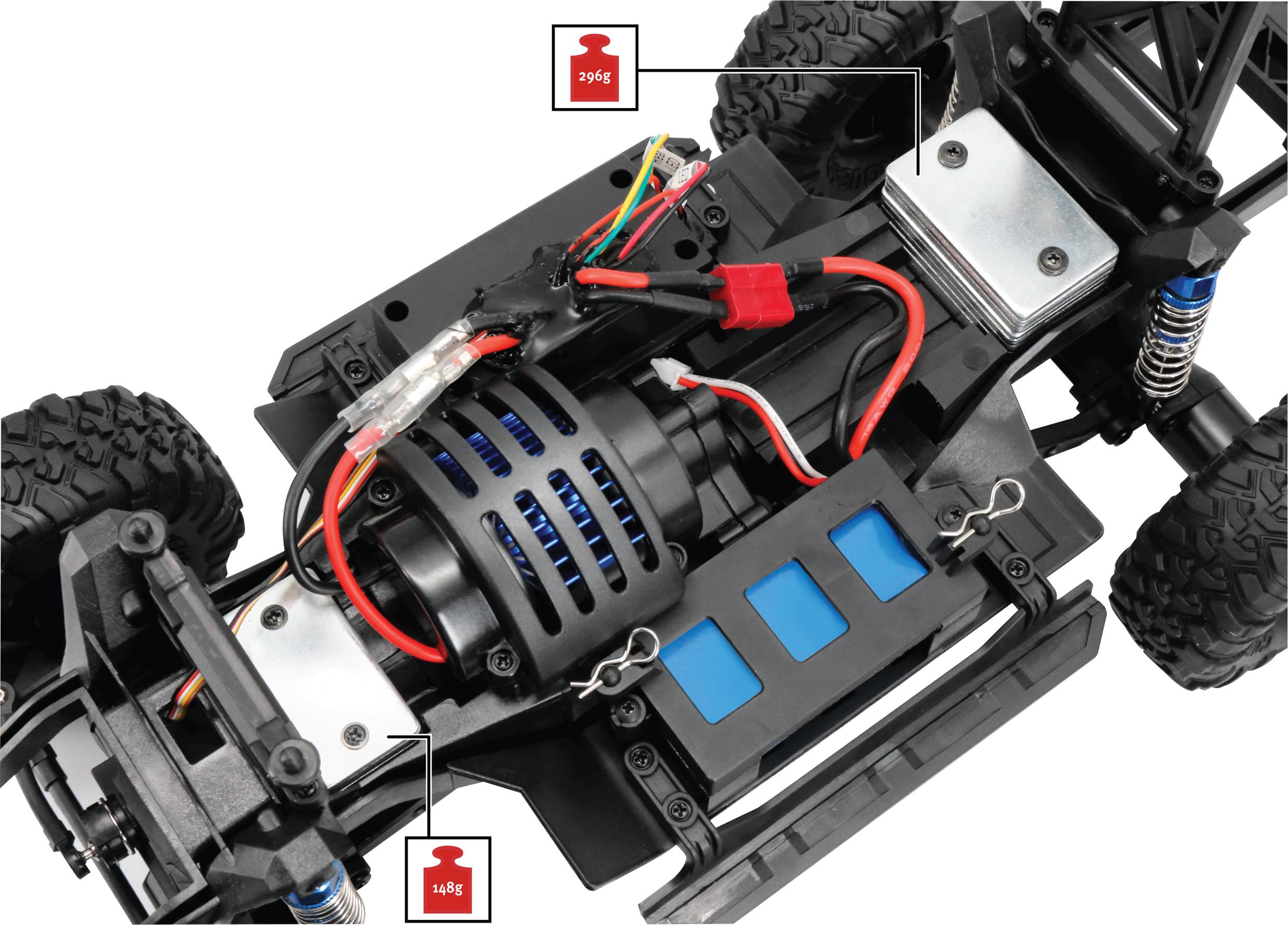 Reely Adventure Grau Brushed 1:10 RC Modellauto Elektro Crawler ...