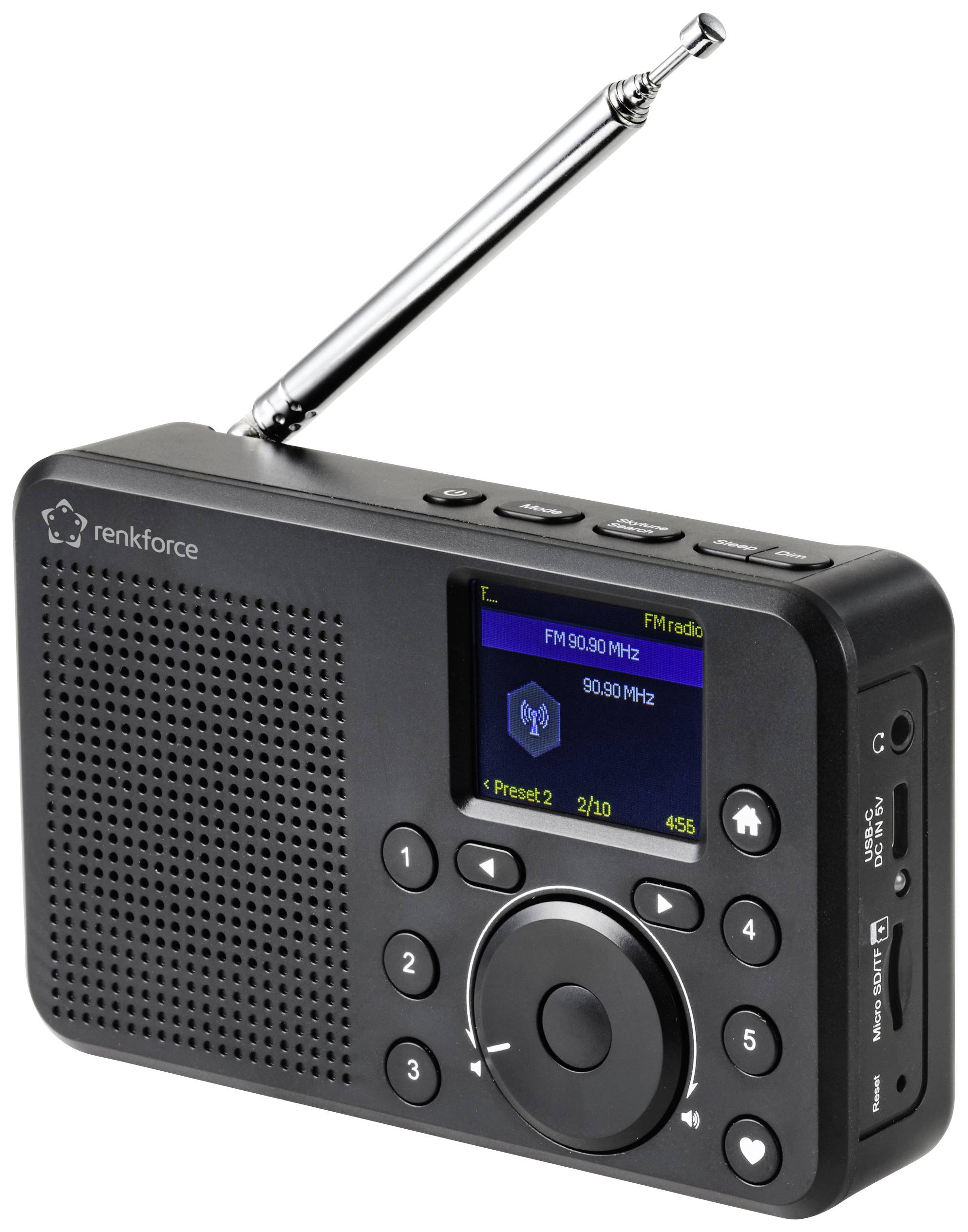 Renkforce RF-IR-200 Internet Tischradio Internet, DAB+, UKW Bluetooth ...