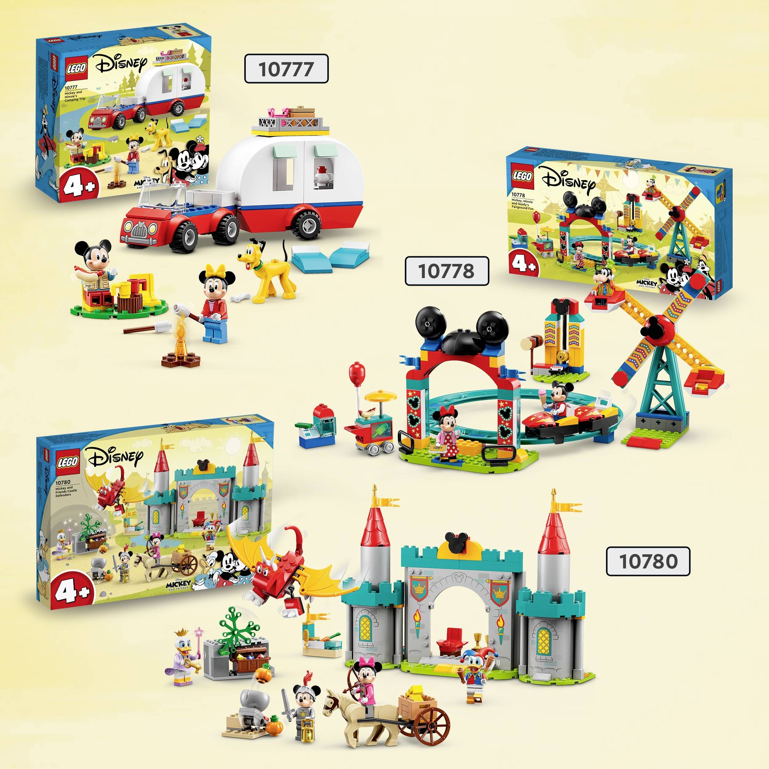 10778 LEGO® DISNEY Micky, Minnie und Goofy auf dem Jahrmarkt, LEGO ...