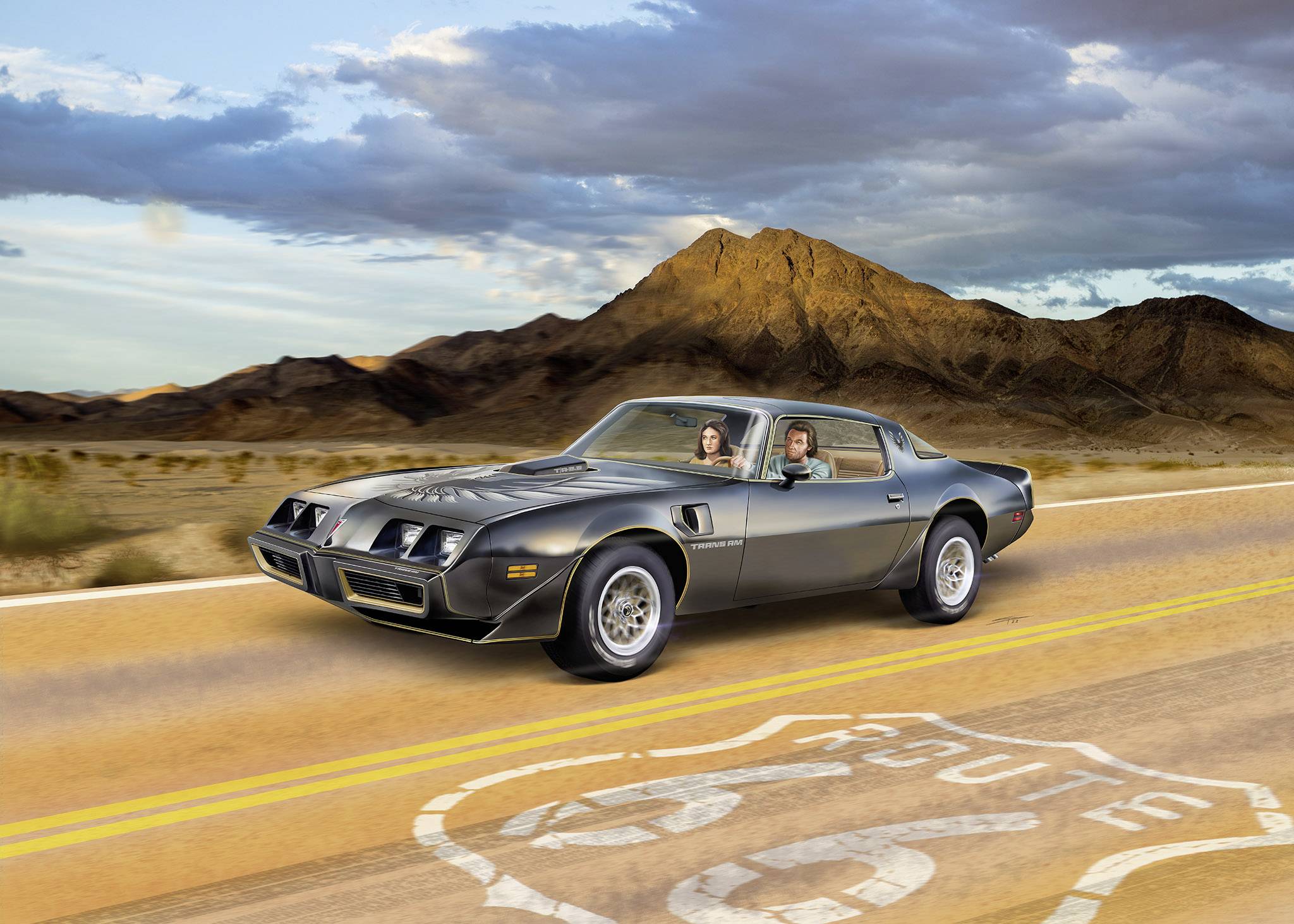 Revell 07710 Pontiac Firebird Trans Am Automodell Bausatz 1:8 | SMDV