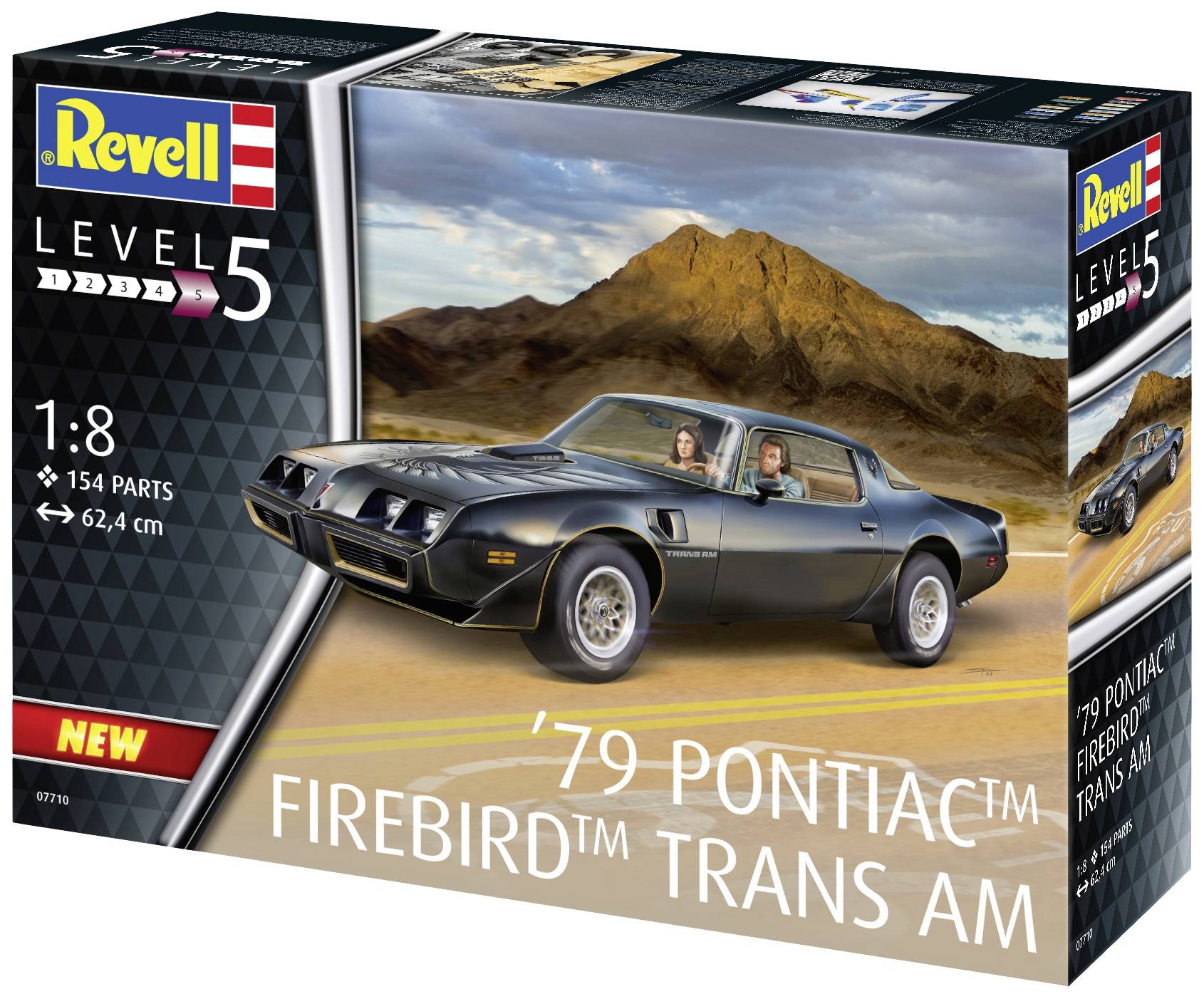Revell 07710 Pontiac Firebird Trans Am Automodell Bausatz 1:8 | SMDV