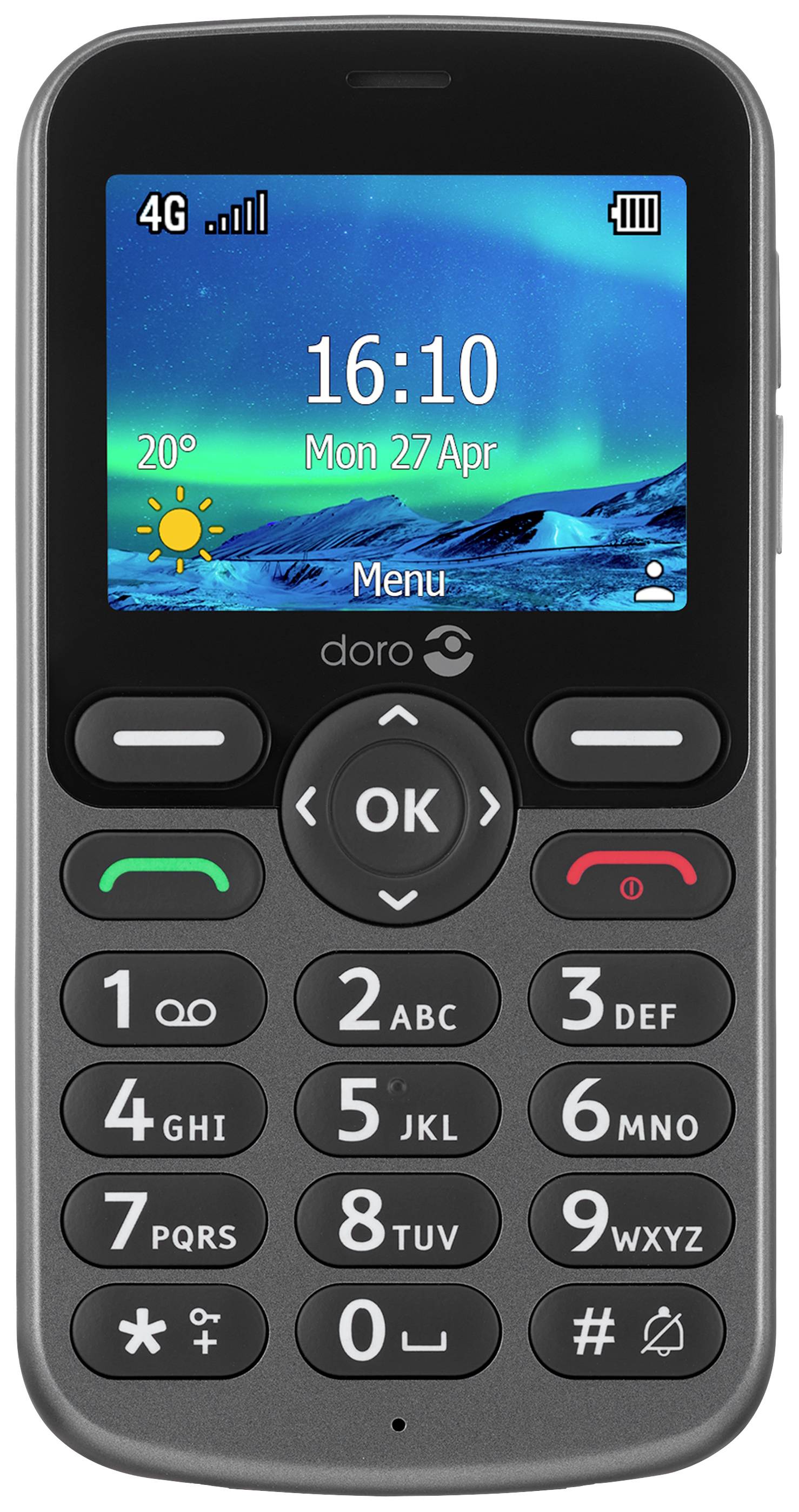 Doro 5860 Senioren-Handy mit Ladestation Graphit versandkostenfrei ...