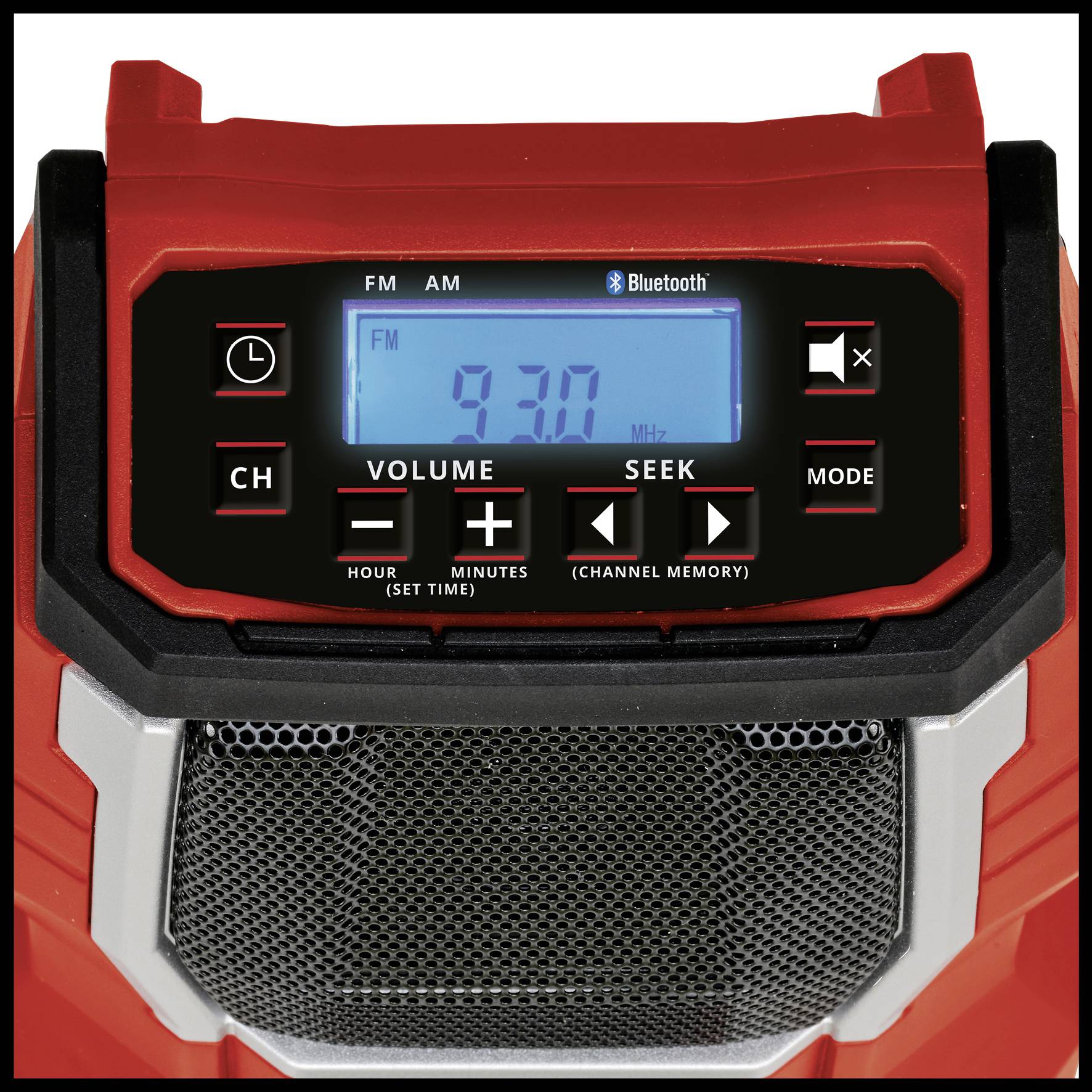 Einhell TC-RA 18 Li BT - Solo Baustellenradio FM Bluetooth® Rot | digitalo