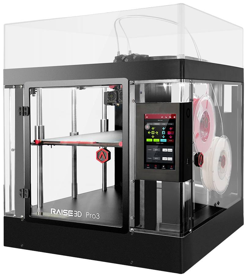RAISE3D Pro3 Dual Extruder 3D Drucker beheizbares Druckbett, Dual-Düsen ...