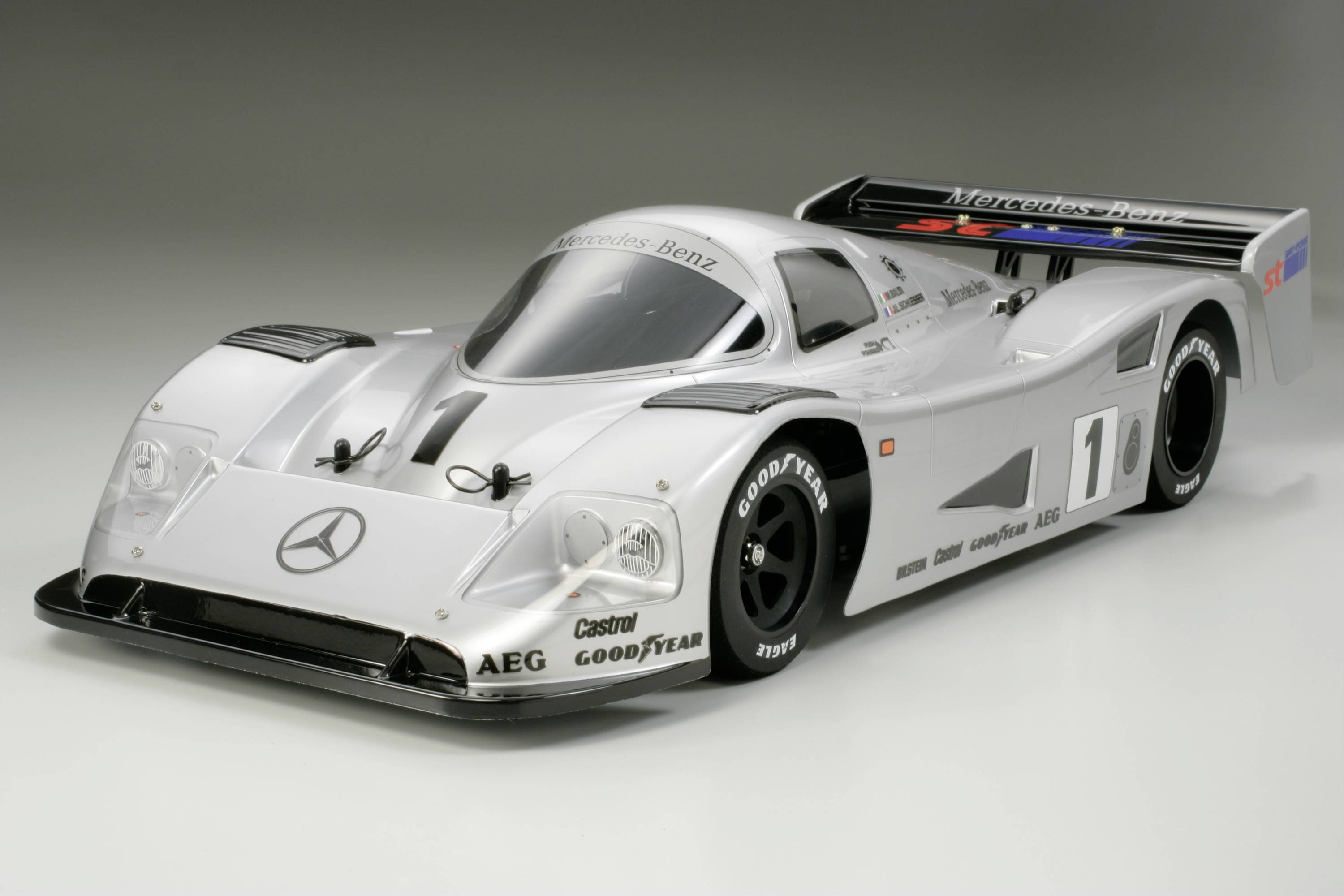 Tamiya Mercedes-Benz C11 1990 Silber 1:10 RC Modellauto Elektro ...