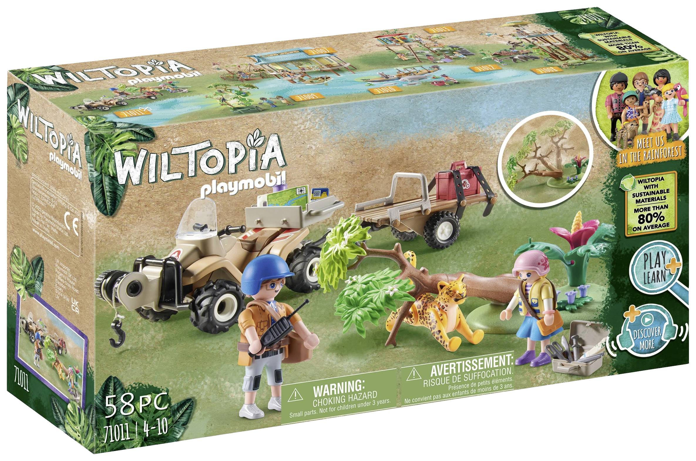 Playmobil® Wiltopia Tierrettungs-Quad 71011 | SMDV