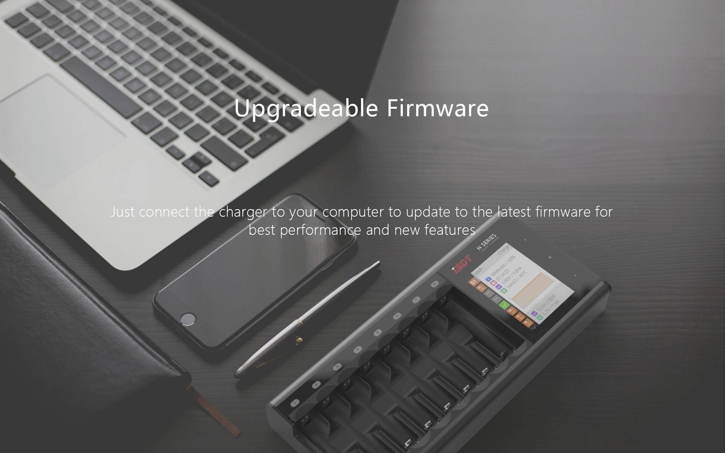 ISDT N8 Rundzellen-Ladegerät NiMH, NiCd, NiZn, LiIon, LiHV, LiFePO ...