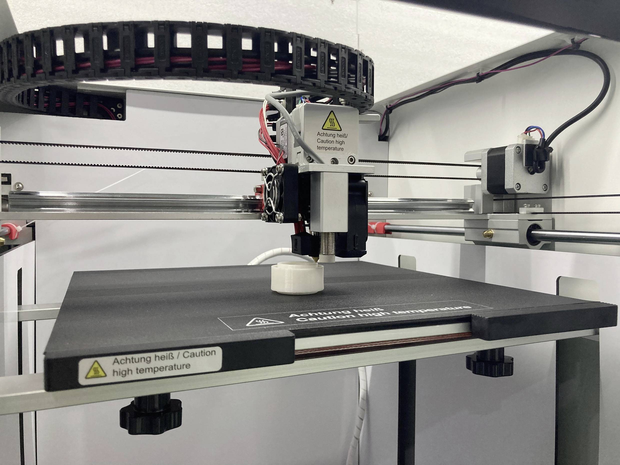 Renkforce Pro 6+ 3D Drucker beheizbares Druckbett, Dual-Düsen-System (Single Extruder ...