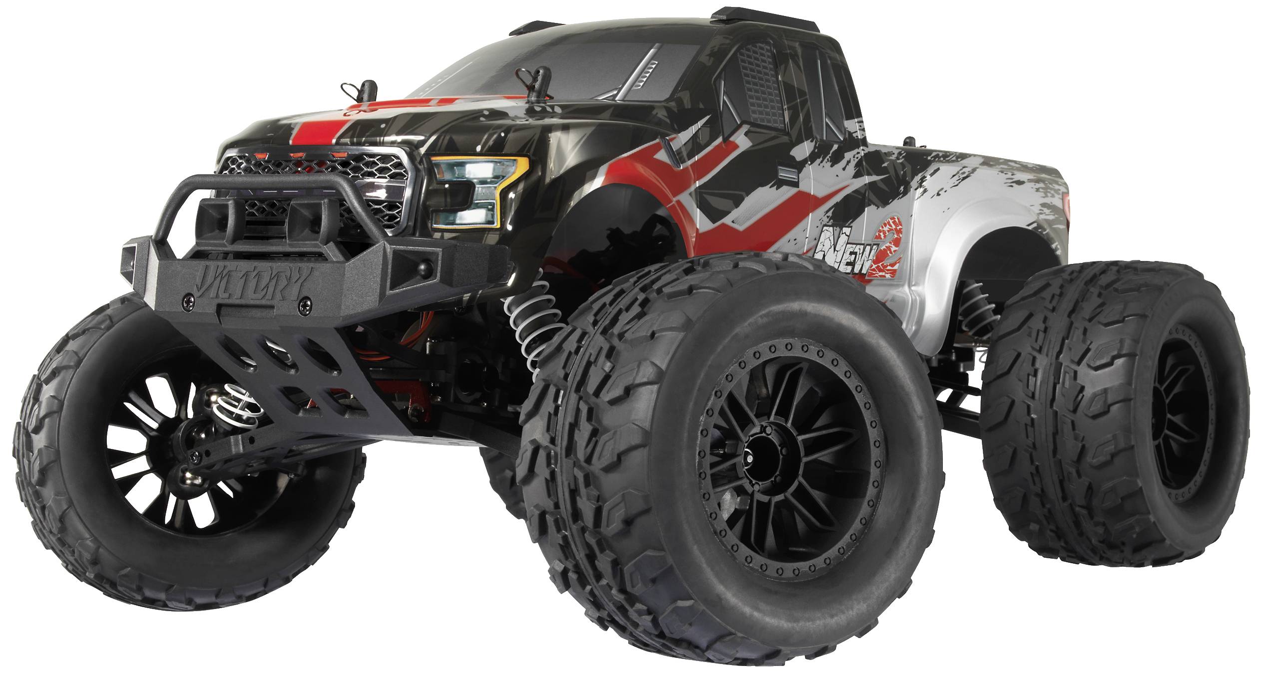 Reely New2 Super Combo Brushed 1:10 RC Modellauto Elektro Monstertruck ...