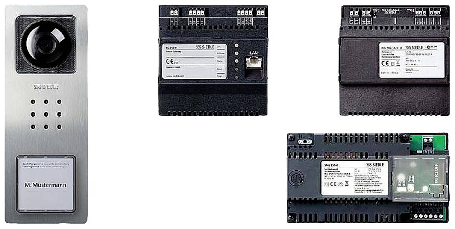 Siedle SET CVSG 850-1-01 Türsprechanlage Silber versandkostenfrei | SMDV