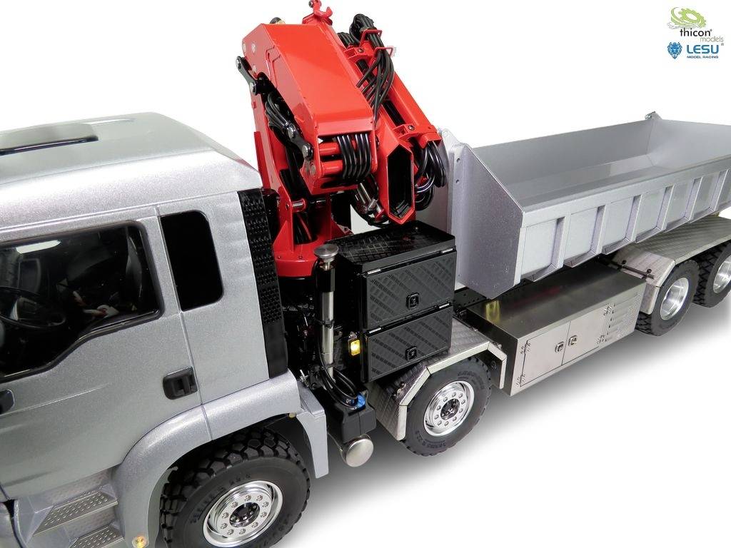 Thicon Models 55053 MAN TGS 8x8 1:14 Elektro RC Modell-LKW Bausatz ...