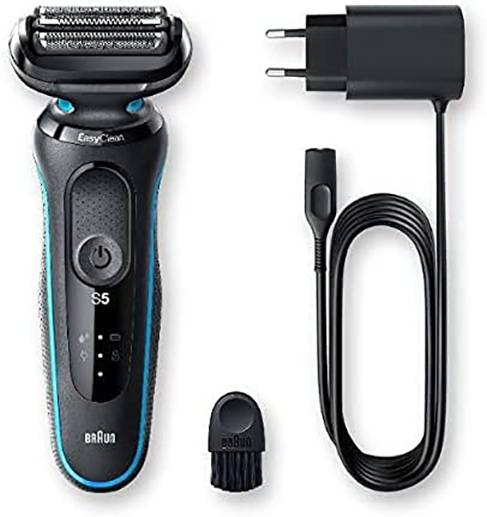 Braun Series 5s EasyClean Folienrasierer Schwarz, Türkis | SMDV