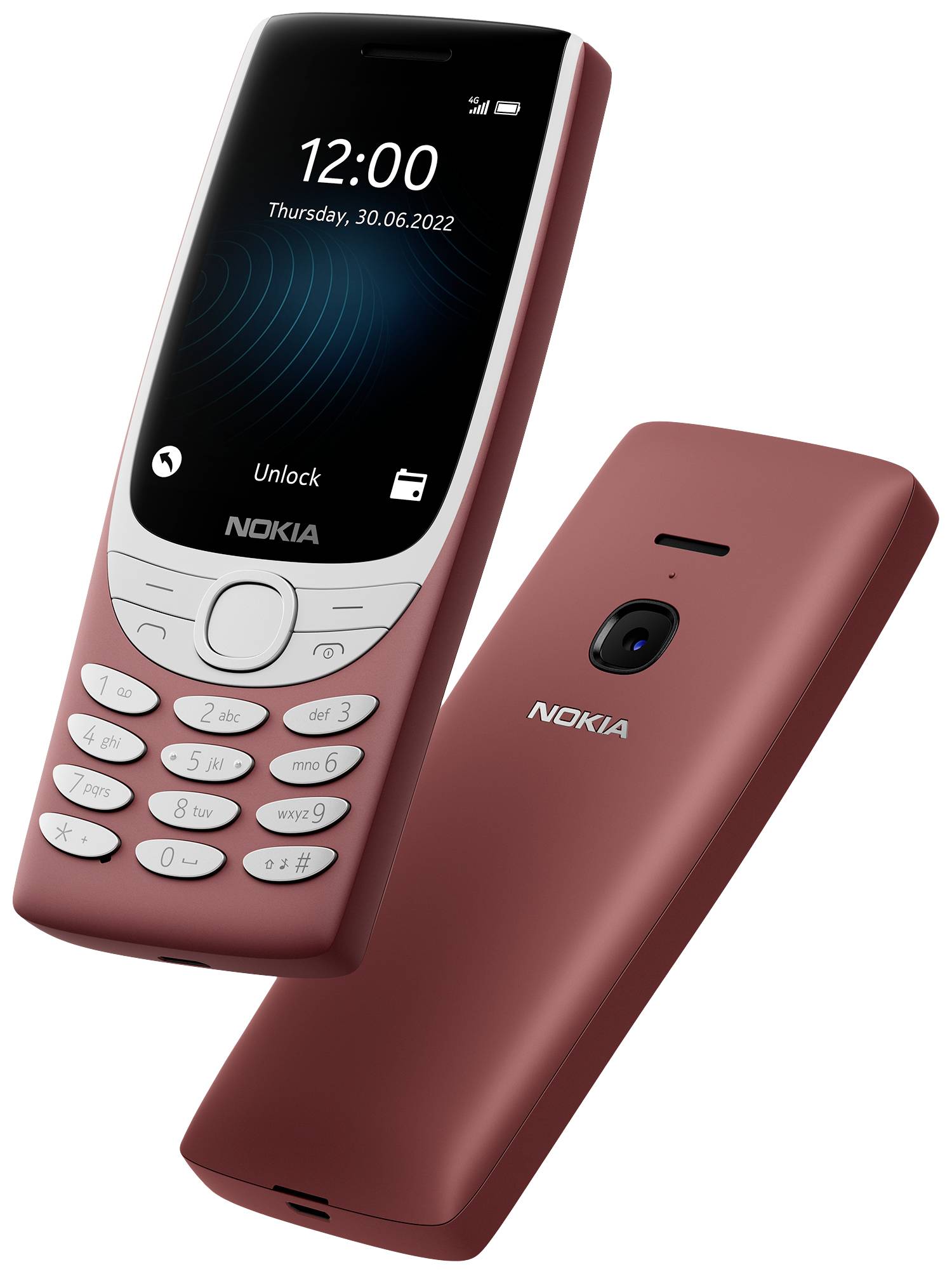 Nokia 8210 4G Handy Rot Mocor OS | digitalo