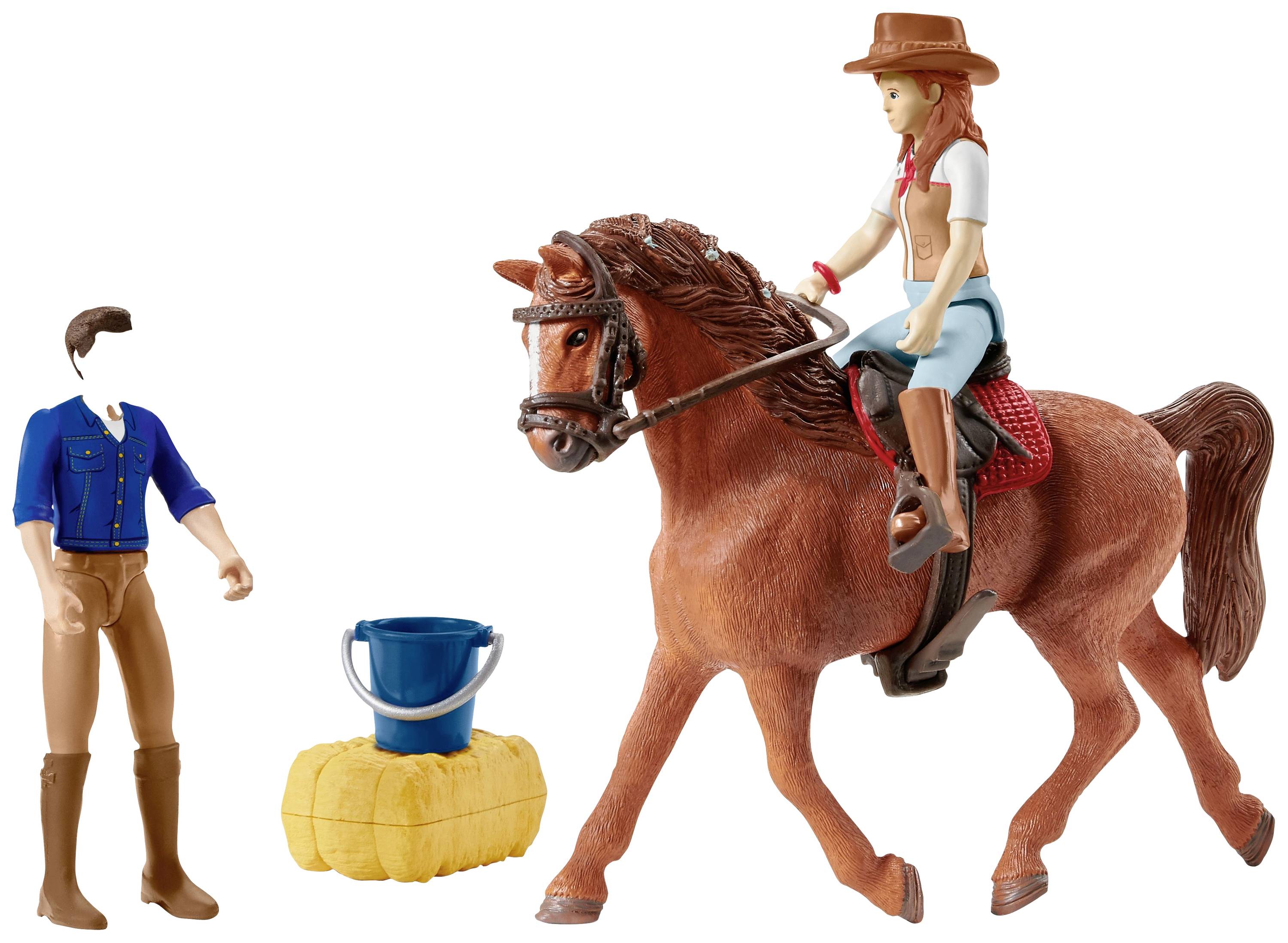 Schleich® Horse Club 42535 Abenteuer mit Auto und Pferdeanhänger | digitalo