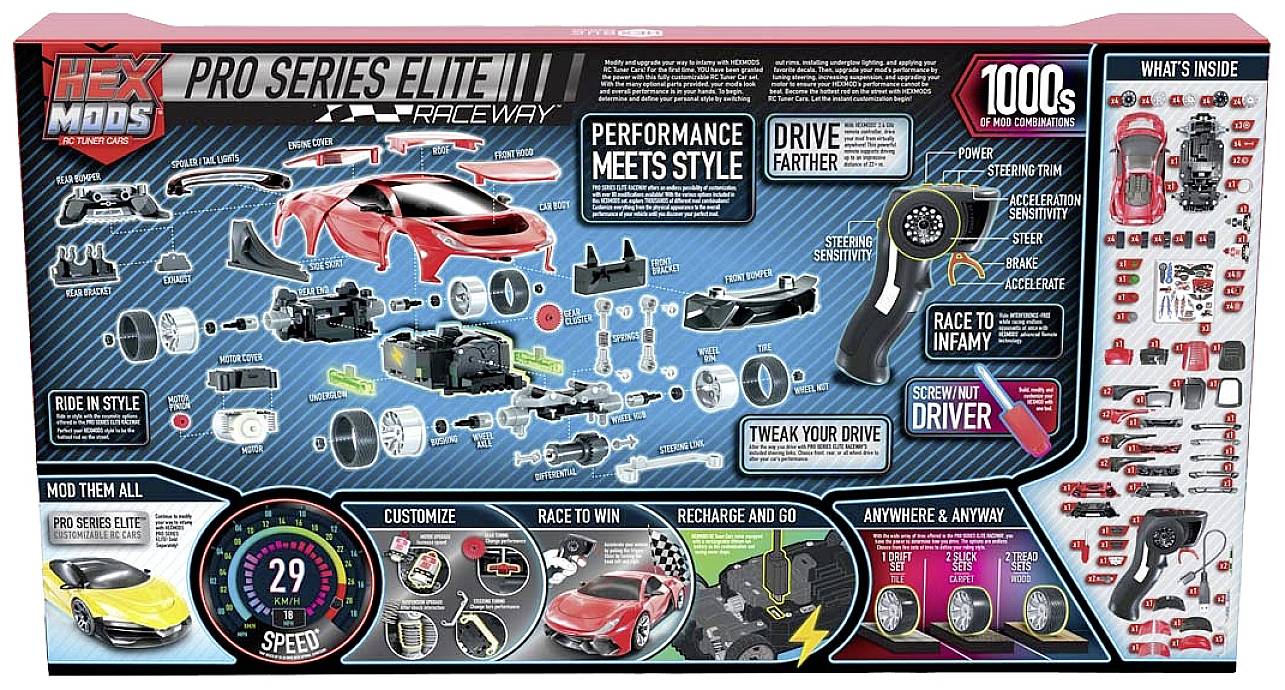 HexBug 501774 HEXMODS Pro Series Elite Raceway 1:28 RC Einsteiger ...