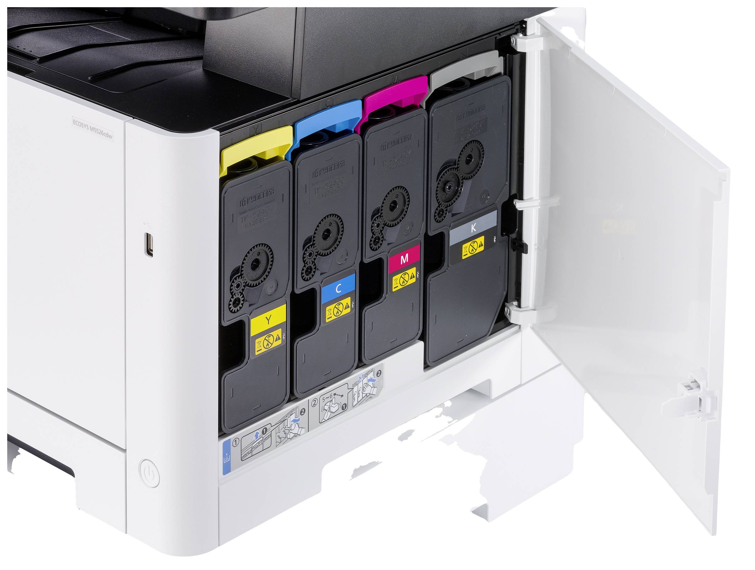 Kyocera ECOSYS M5526cdw/A Farblaser Multifunktionsdrucker A4 Drucker ...