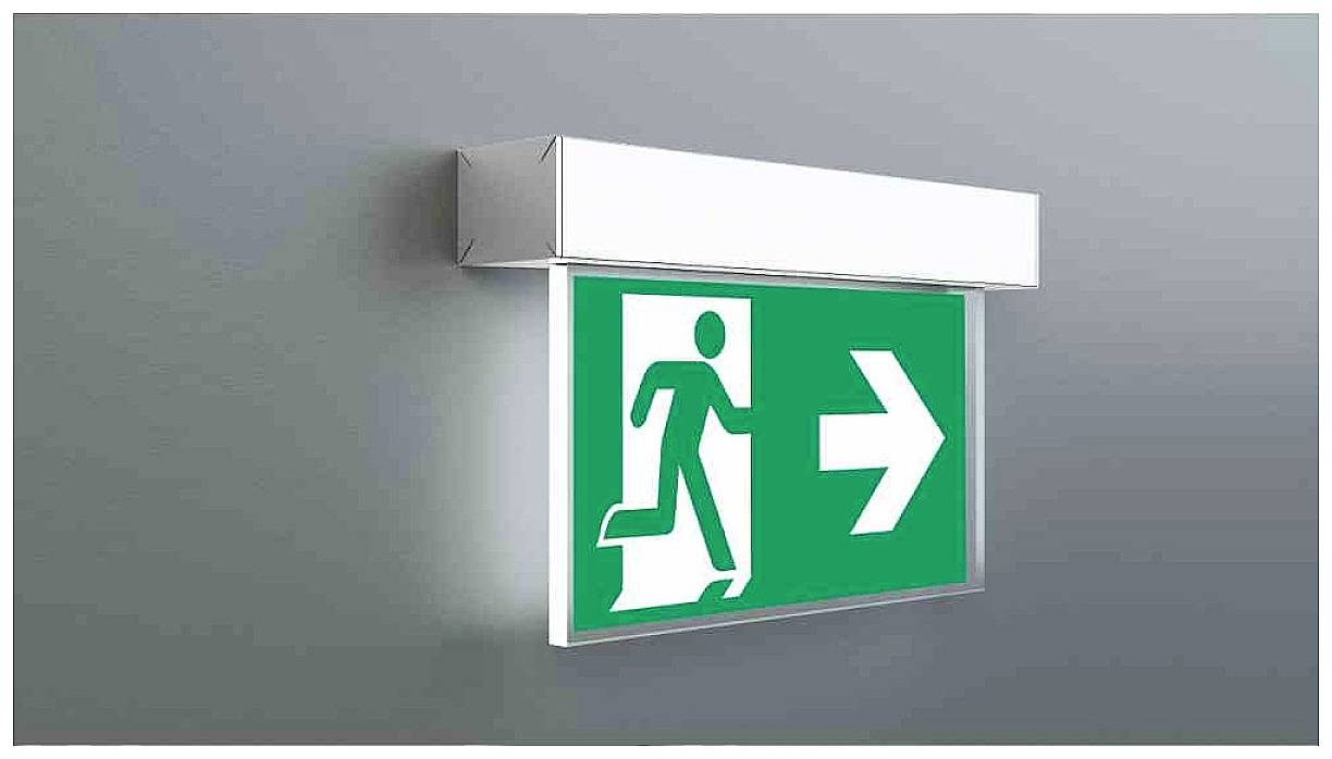 RP Technik ASMU013WL LED Fluchtweg-Notbeleuchtung links, rechts, hoch ...