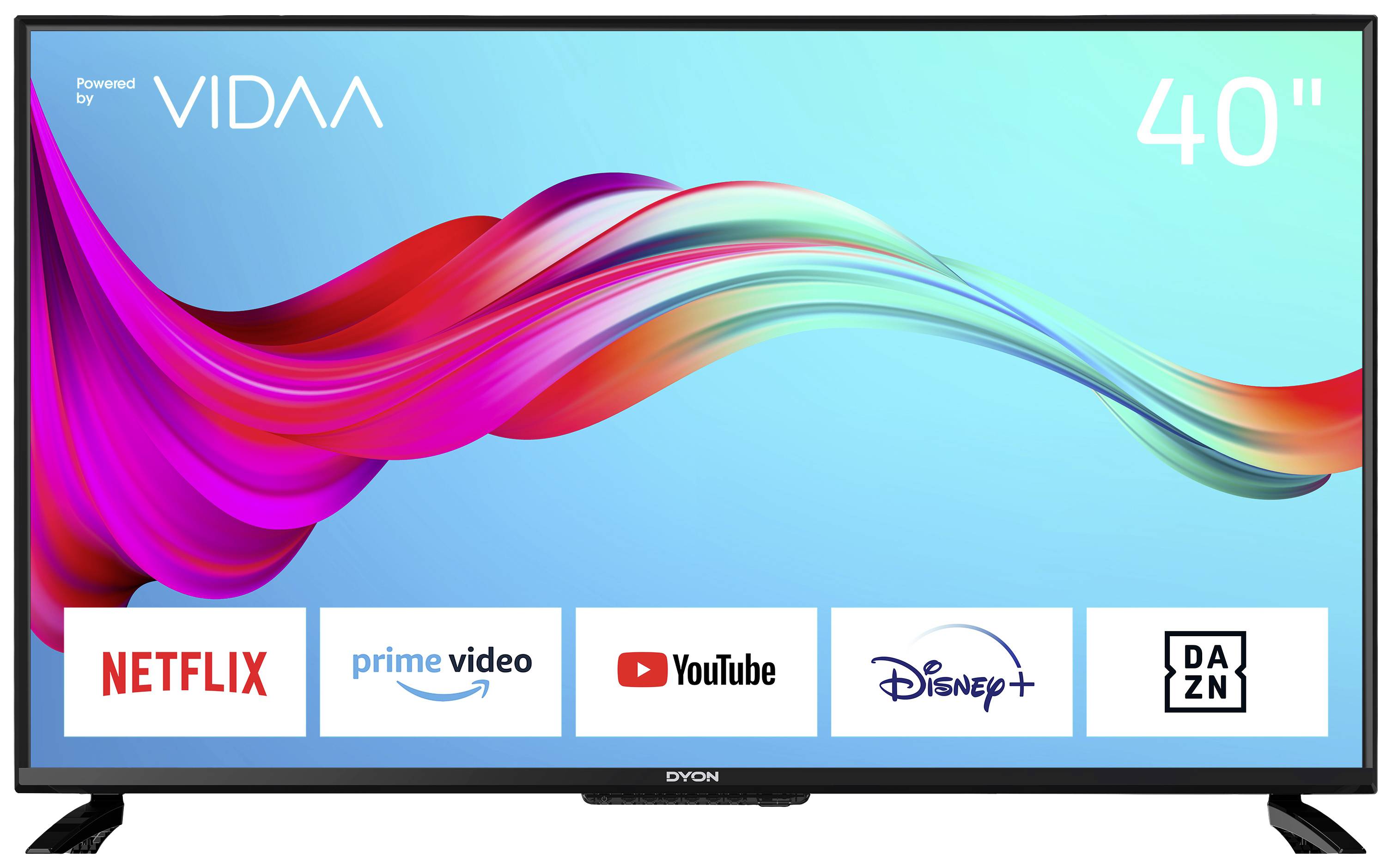 Dyon SMART 40 VX LED-TV 100cm 40 Zoll EEK G (A - G) DVB-T2, DVB-C, DVB ...
