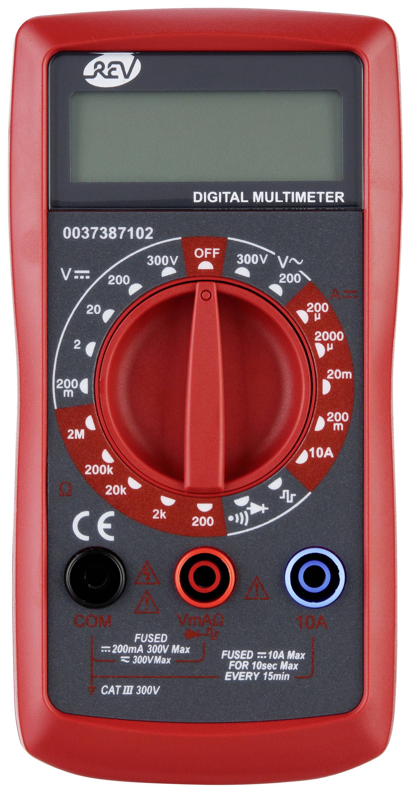 REV Digital Hand-Multimeter digital CAT III | SMDV