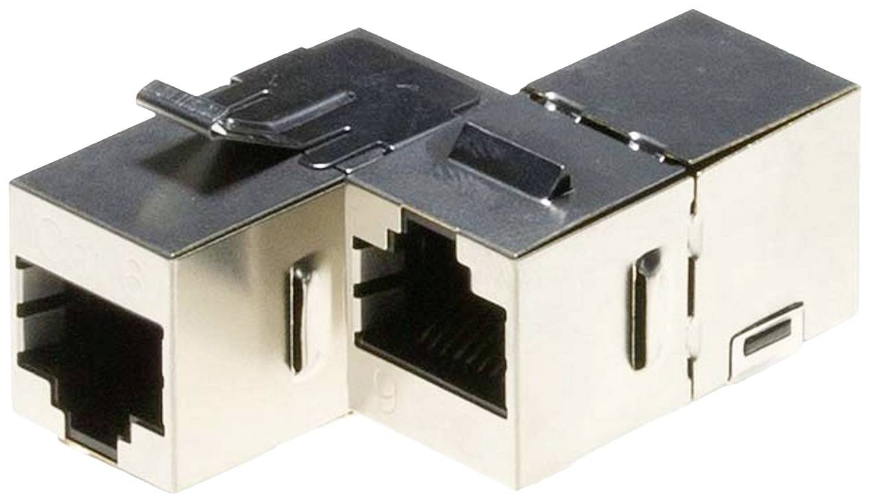 Lyndahl RJ45 Netzwerk Adapter CAT 6a [1x RJ45-Buchse - 1x RJ45-Buchse ...