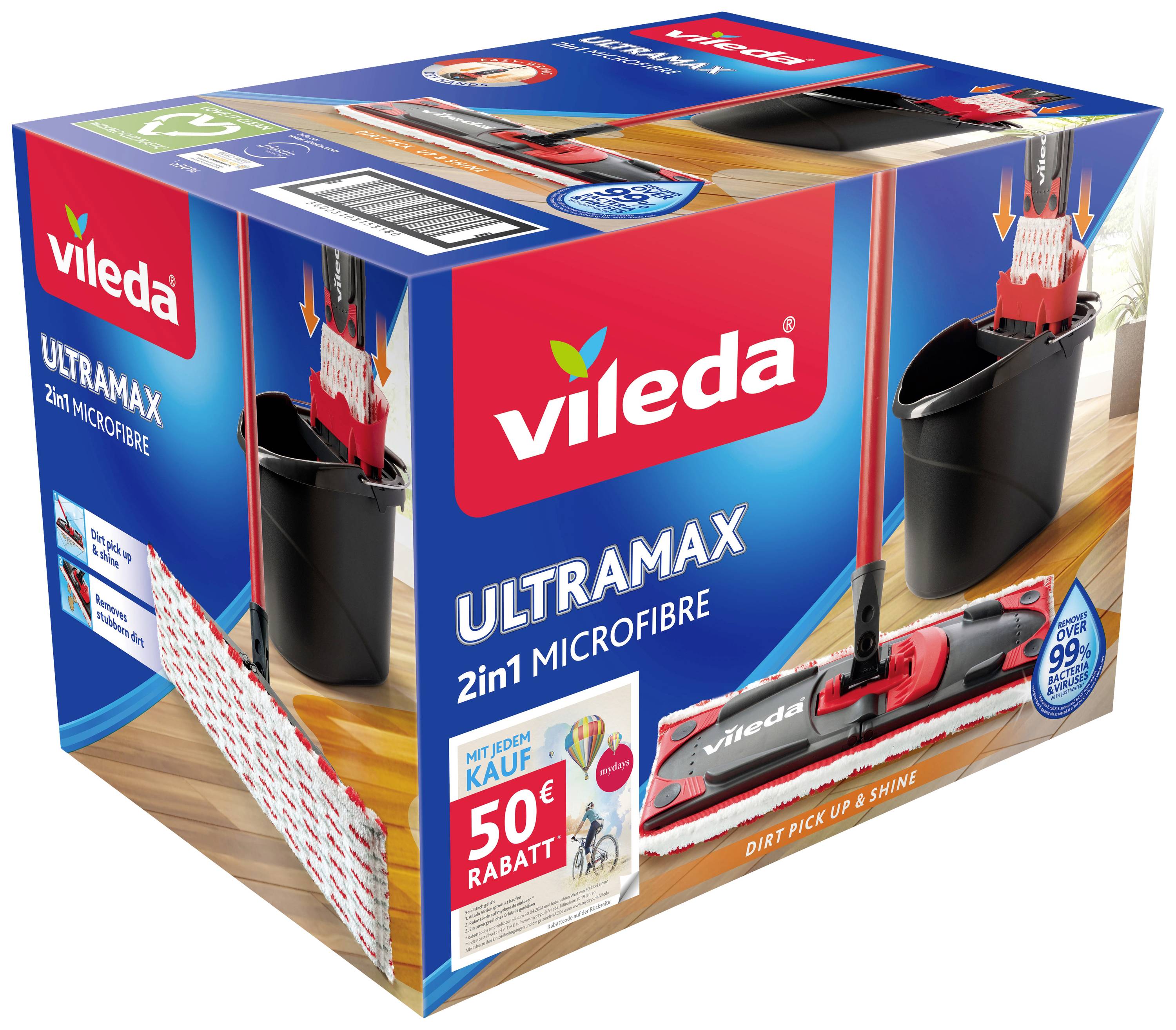 Vileda Ultramax 2in1 Box Frühjahrespromo 2023 inkl. 50 EUR MyDays ...