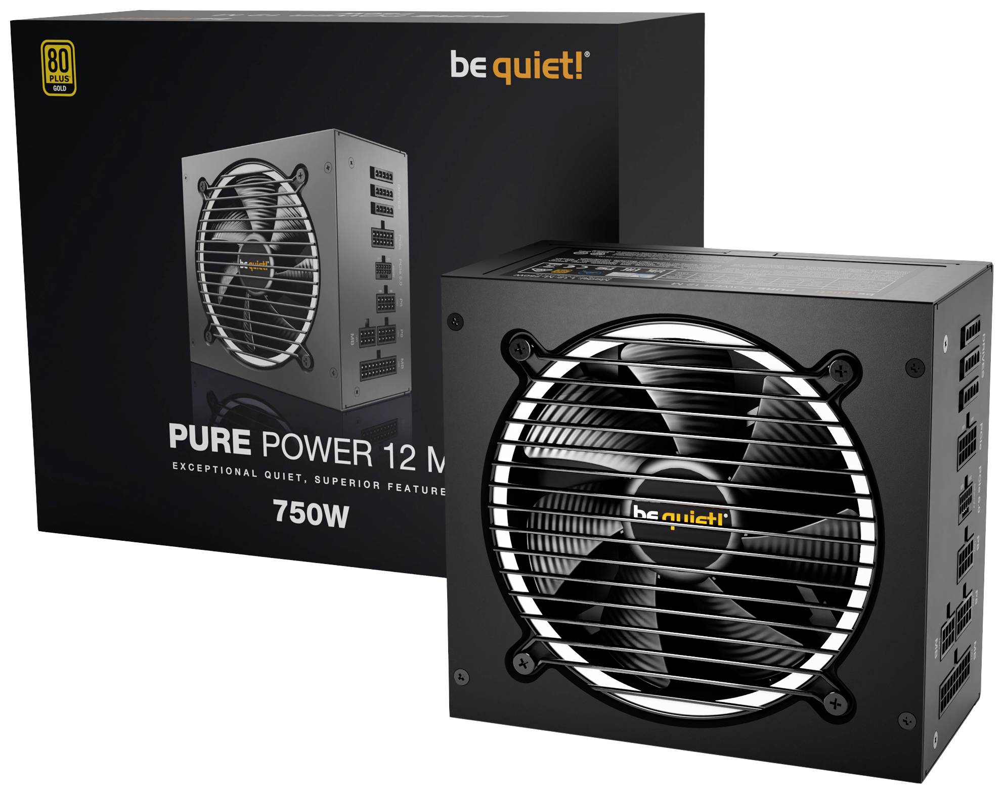 BeQuiet Pure Power 12M PC Netzteil 750W ATX 80PLUS® Gold | digitalo