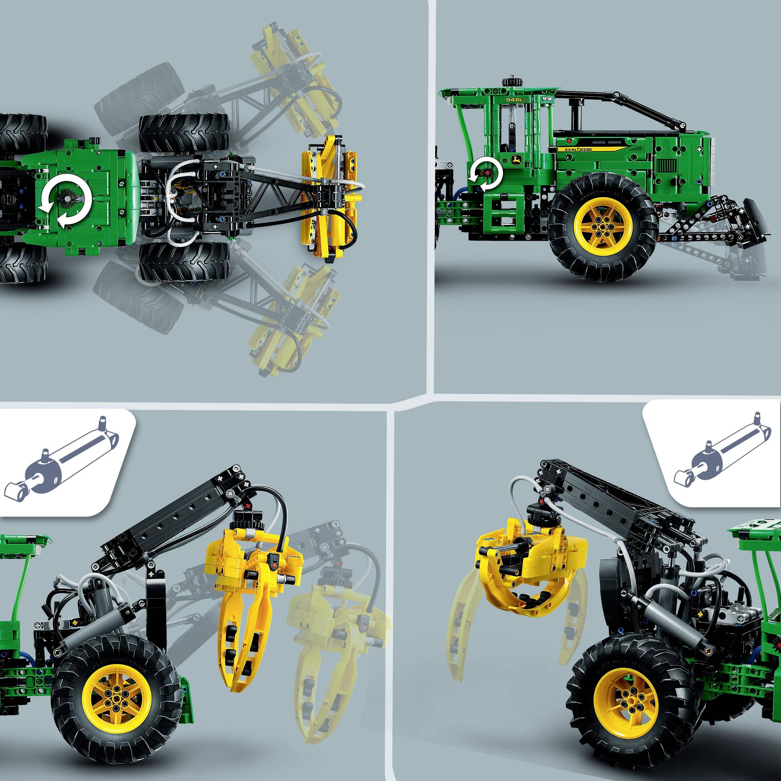 42157 LEGO® TECHNIC John Deere 948L-II Skidder, LEGO TECHNIC | SMDV