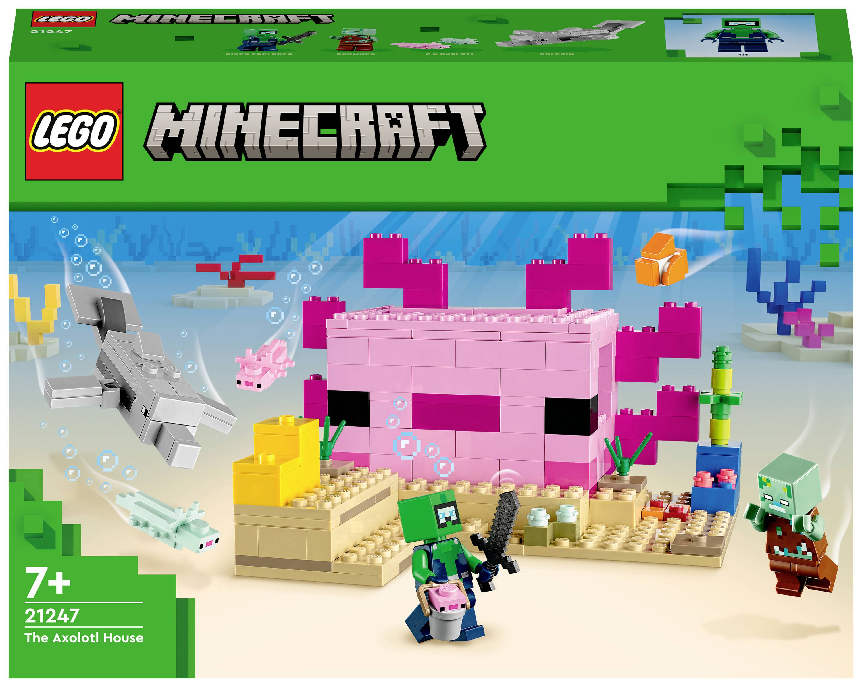 21247 LEGO® MINECRAFT Das Axolotl-Haus, LEGO MINECRAFT | SMDV