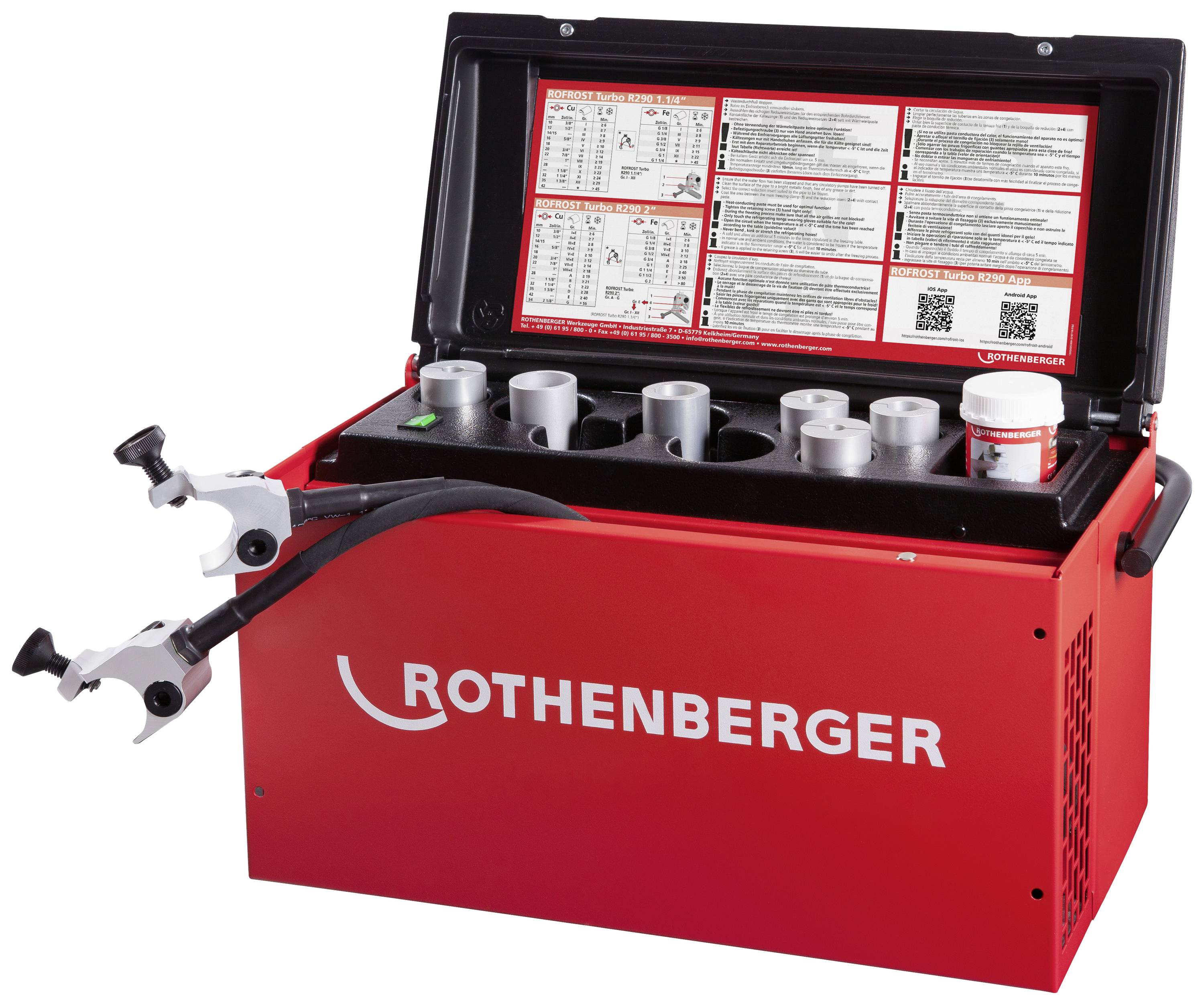 Rothenberger Einfriergerät ROFROST Turbo R290 1.1/4" + 6 Ein, 230V ...