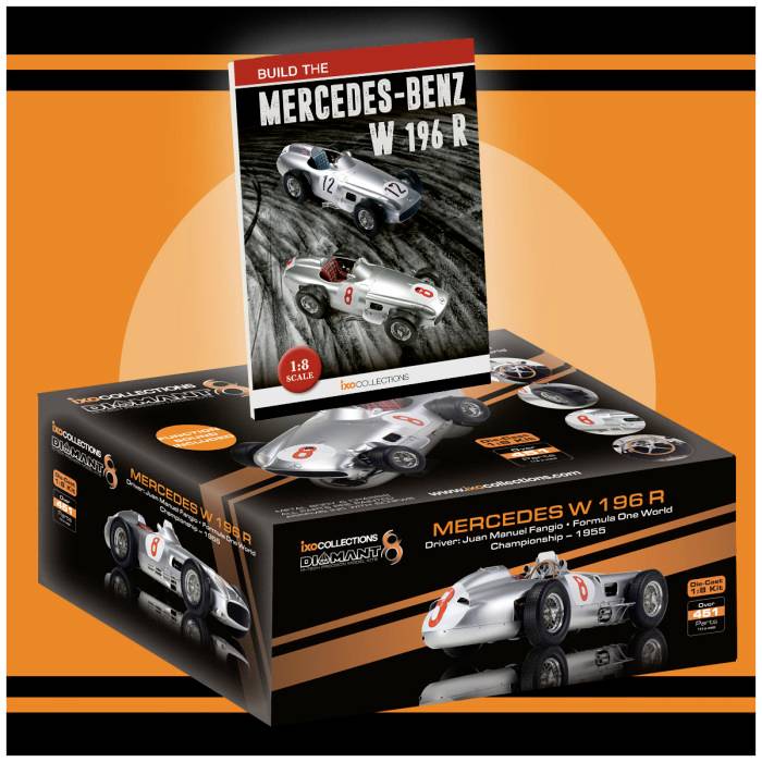 IXO-Collections 1:8 IXO Mercedes W196 Fangio #8 1:8 Modellauto ...
