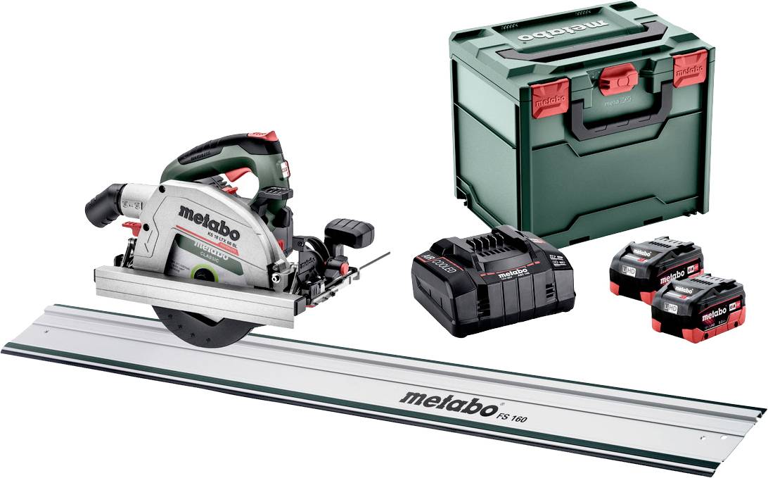 Metabo Set KS 18 LTX 66 BL Akku-Handkreissäge-Set Schnitttiefe max. (90 ...