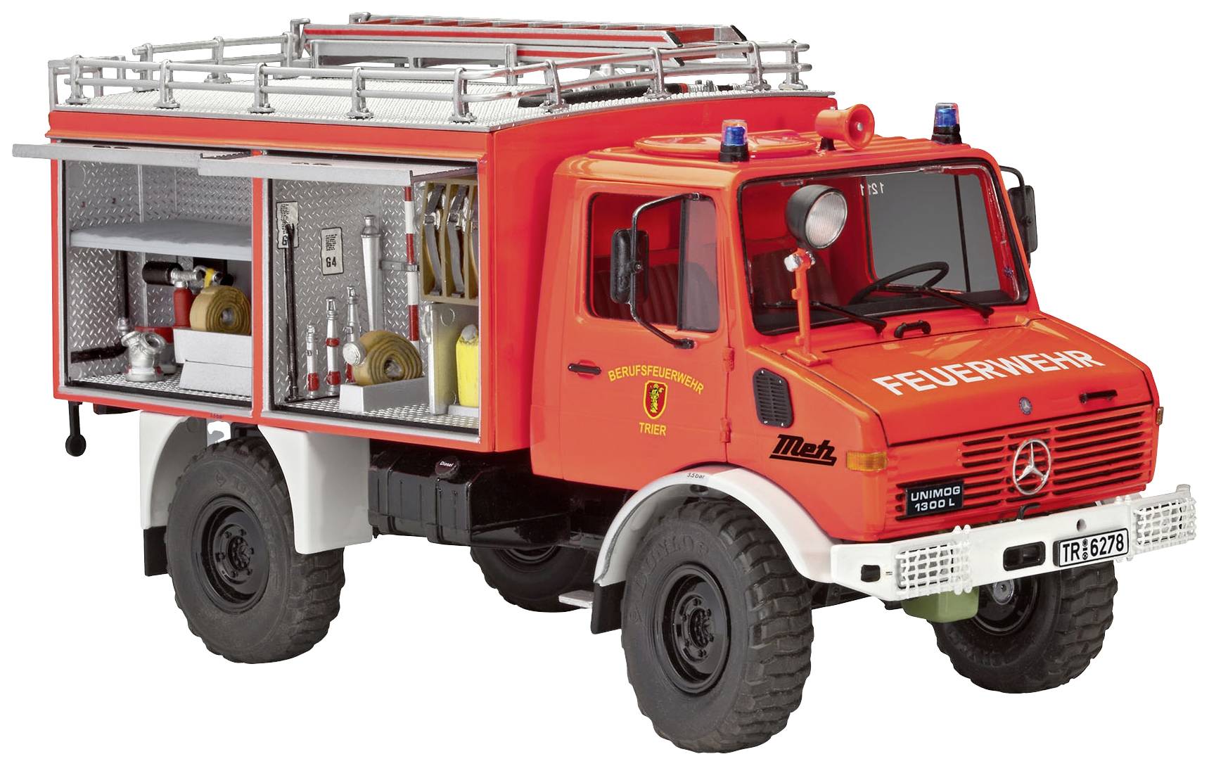 Revell 07512 Mercedes-Benz Unimog U 1300L Feuerwehr TLF 8/18 ...