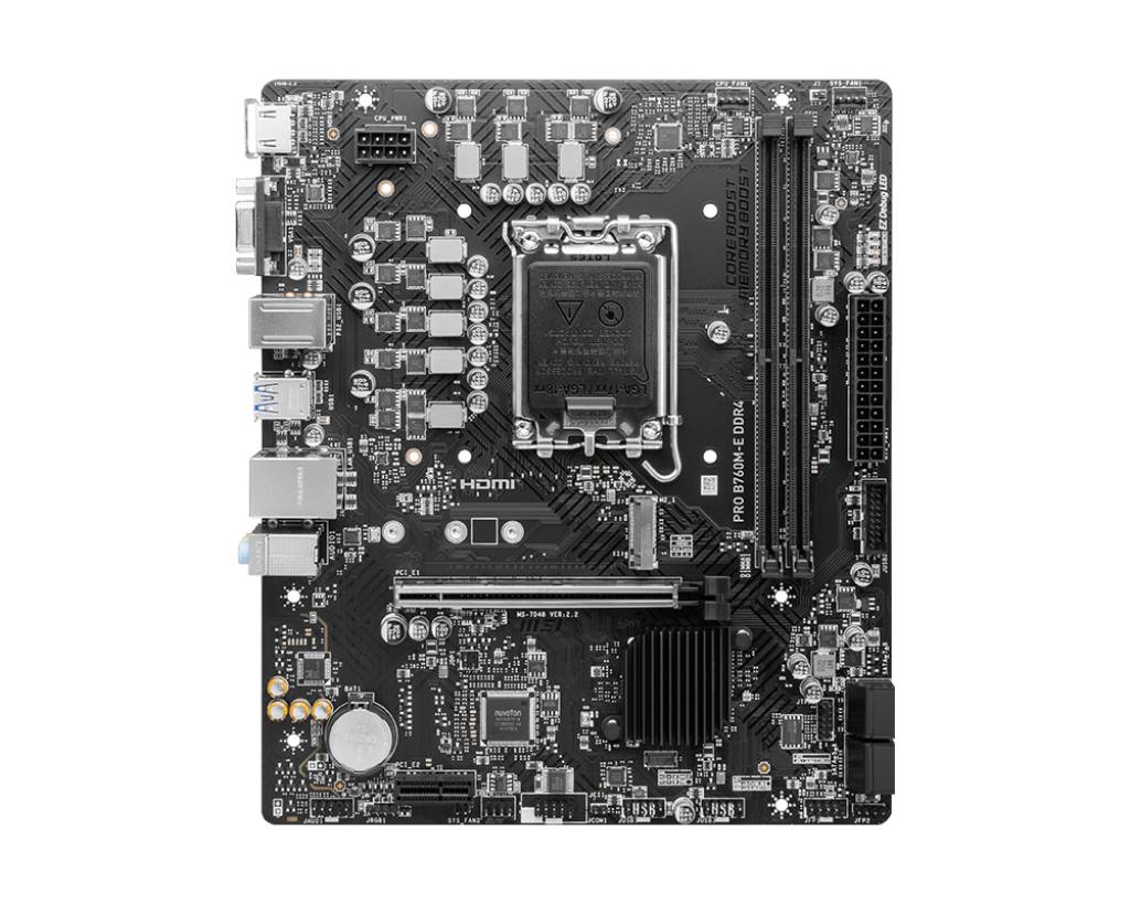 MSI PRO B760M-E DDR4 Mainboard Sockel (PC) Intel® 1700 Formfaktor ...