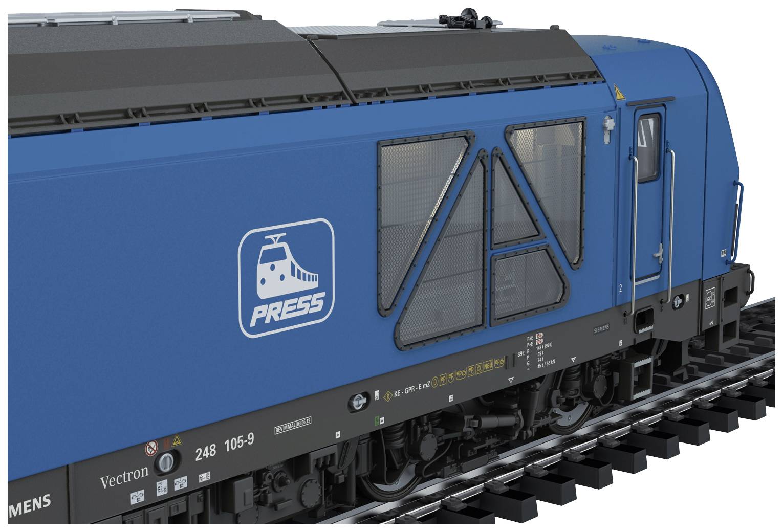Märklin 39294 H0 E-Lok Vectron DM BR 248 der Press, MÄRKLIN ...