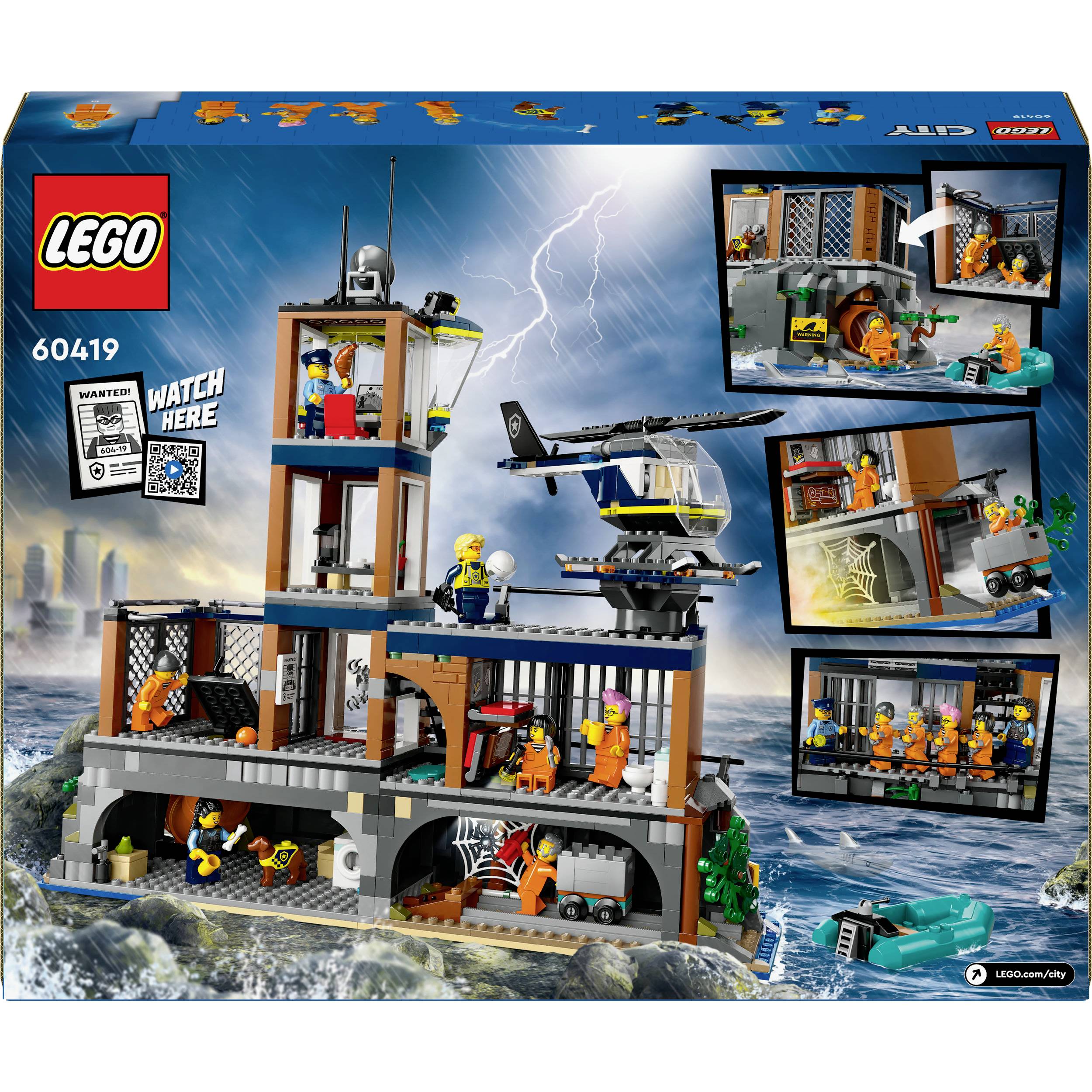 60419 LEGO® CITY Polizeistation auf der Gefängnisinsel, LEGO CITY ...