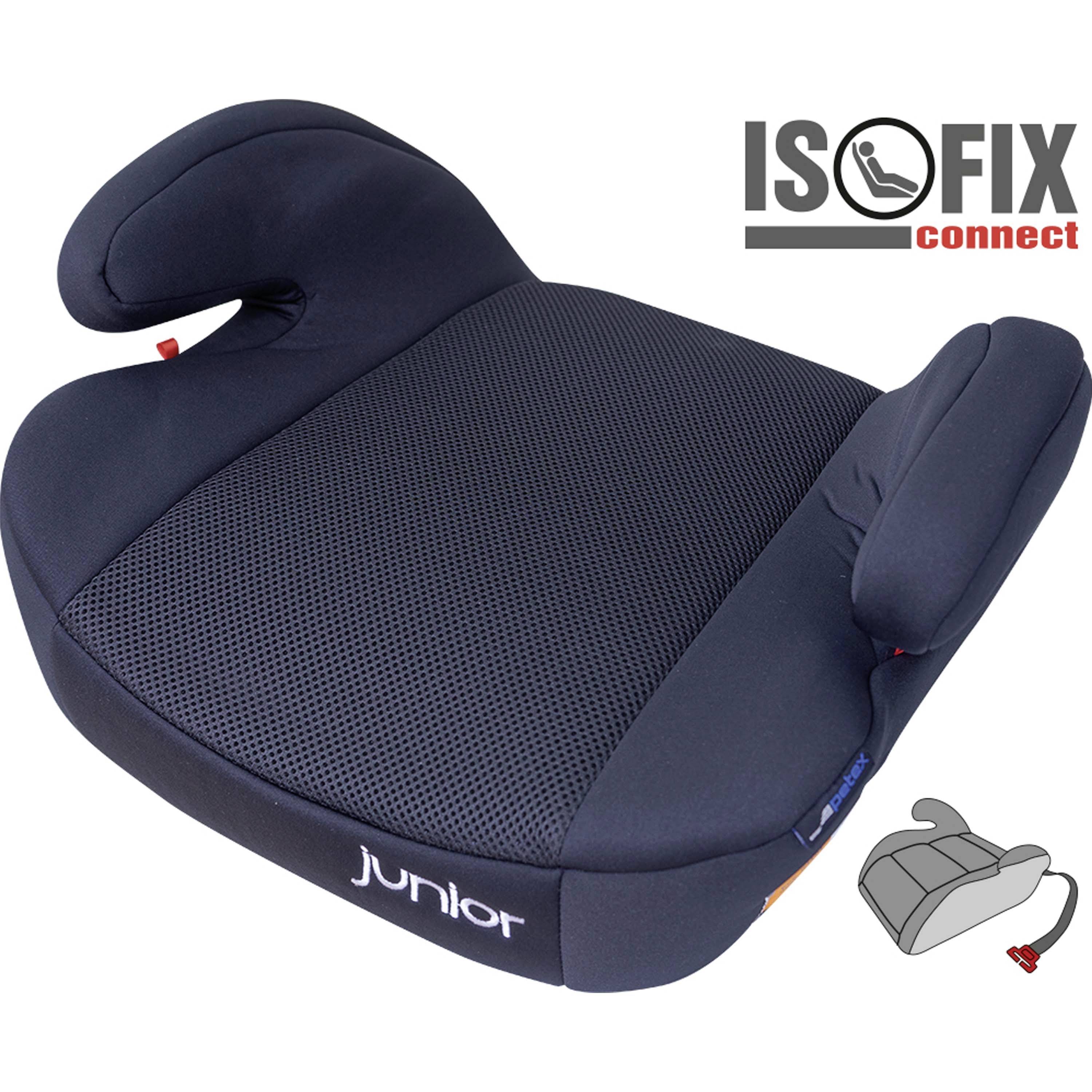 Petex Max Plus 151 Isofix schwarz HDPE ECE R44/04 Kindersitzerhöhung ...