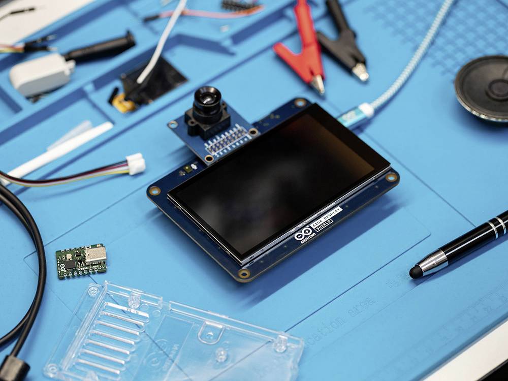 Arduino GIGA Display Shield Touchscreen-Monitor 10.1cm (3.97 Zoll) 800 ...