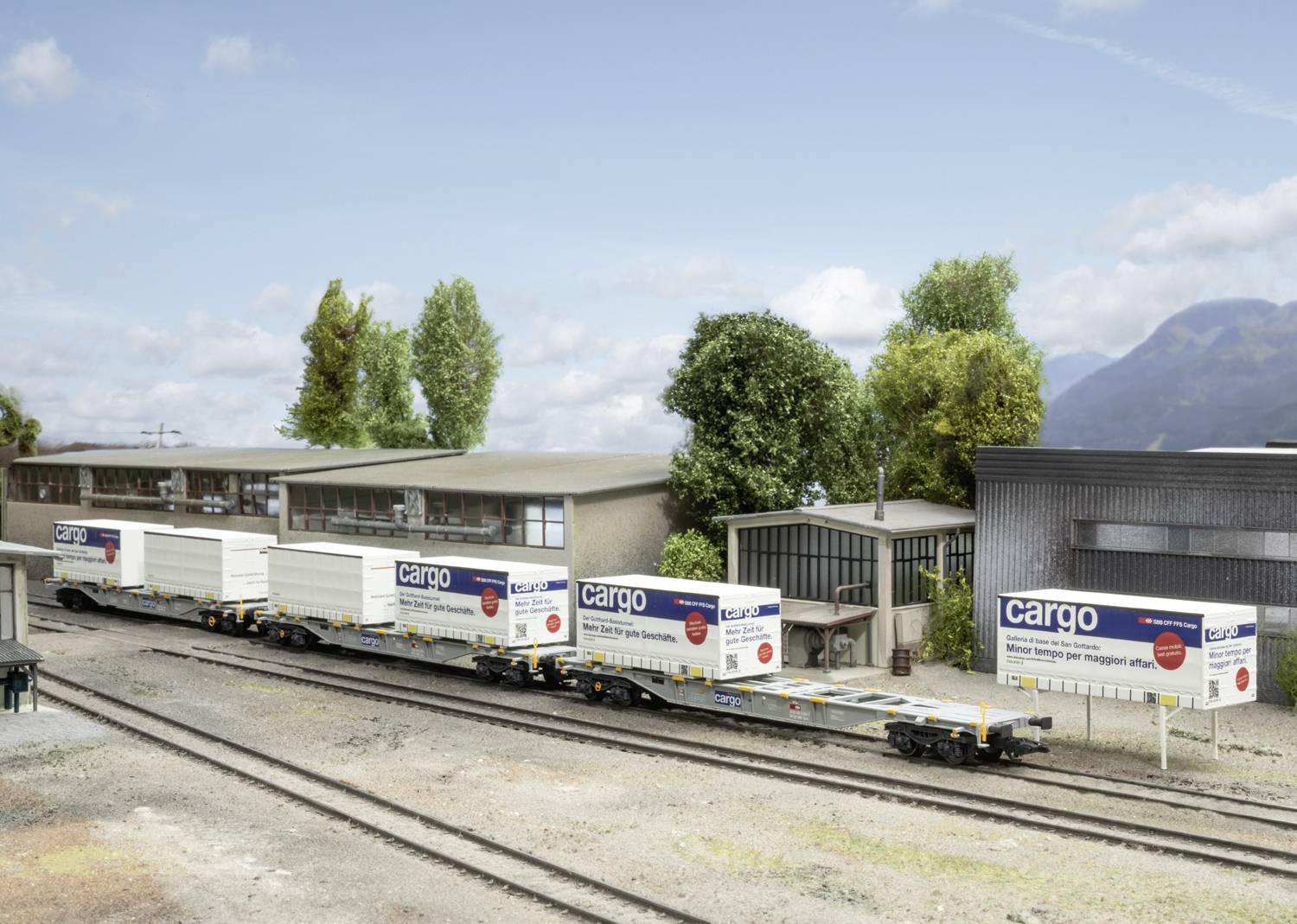 Märklin 47463 H0 3er-Set Containerwagen der SBB, MÄRKLIN ...